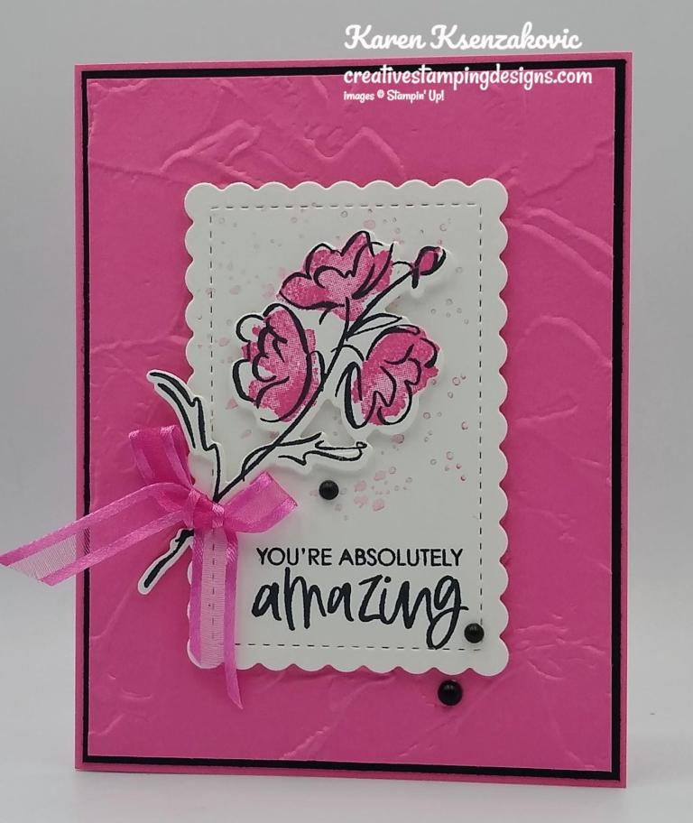 Stampin’ Up! Polished Pink Color and Contour | Creative Stamping Designs