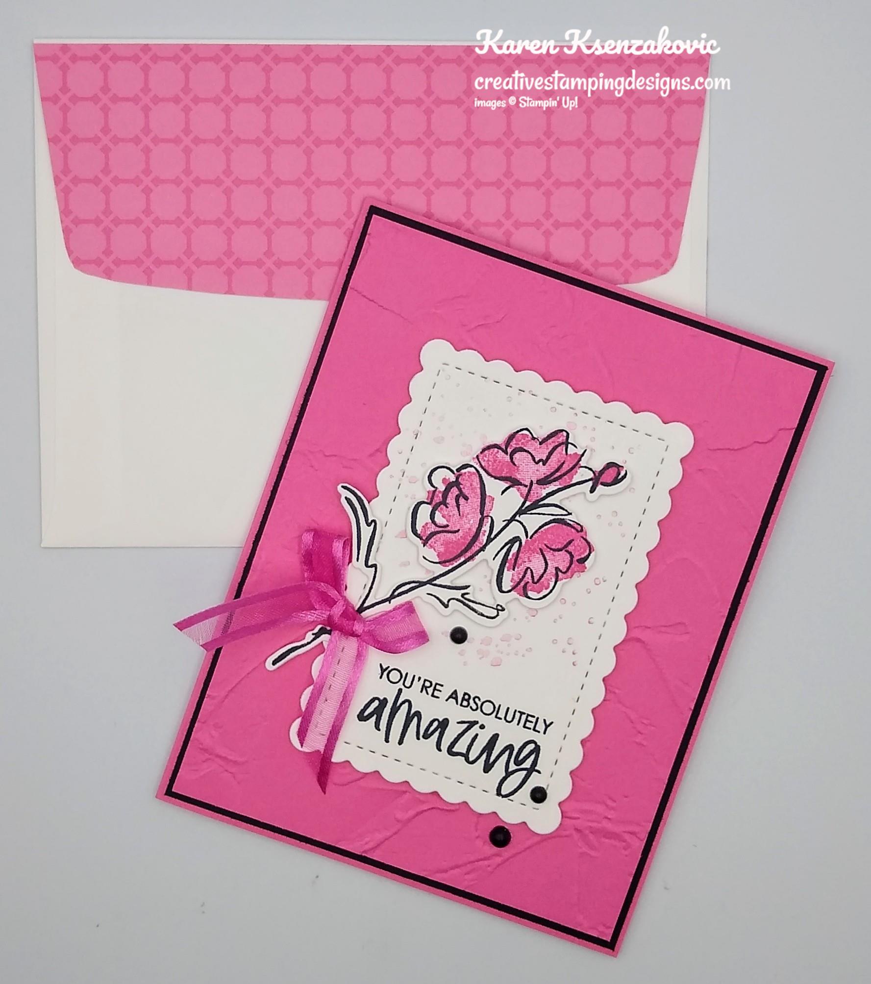 Stampin’ Up! Polished Pink Color and Contour | Creative Stamping Designs