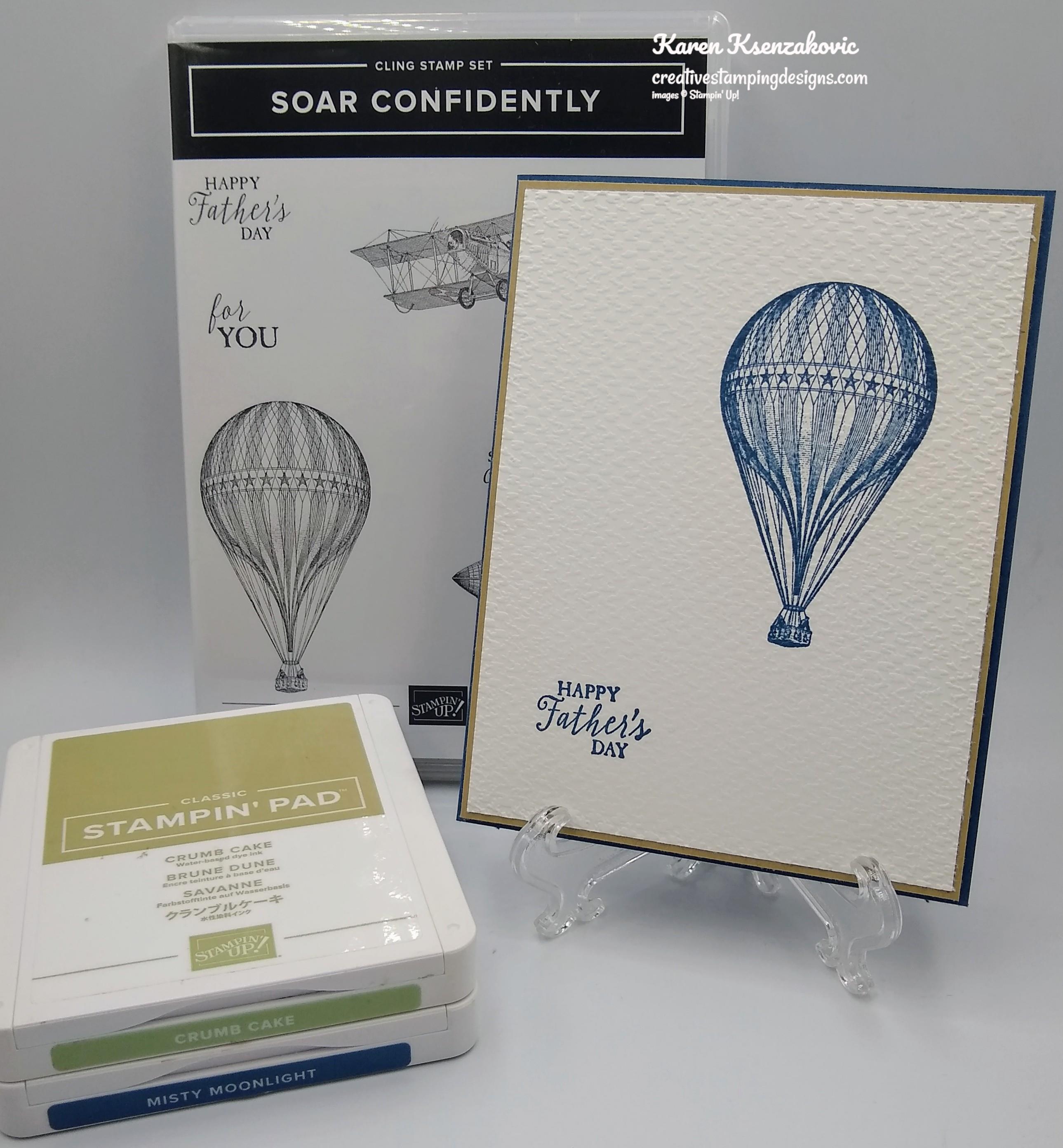 Stampin’ Up! Soar Confidently Father’s Day CAS | Creative Stamping Designs