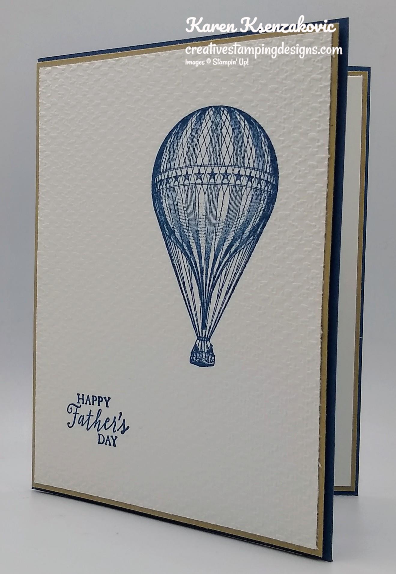 Stampin’ Up! Soar Confidently Father’s Day CAS | Creative Stamping Designs