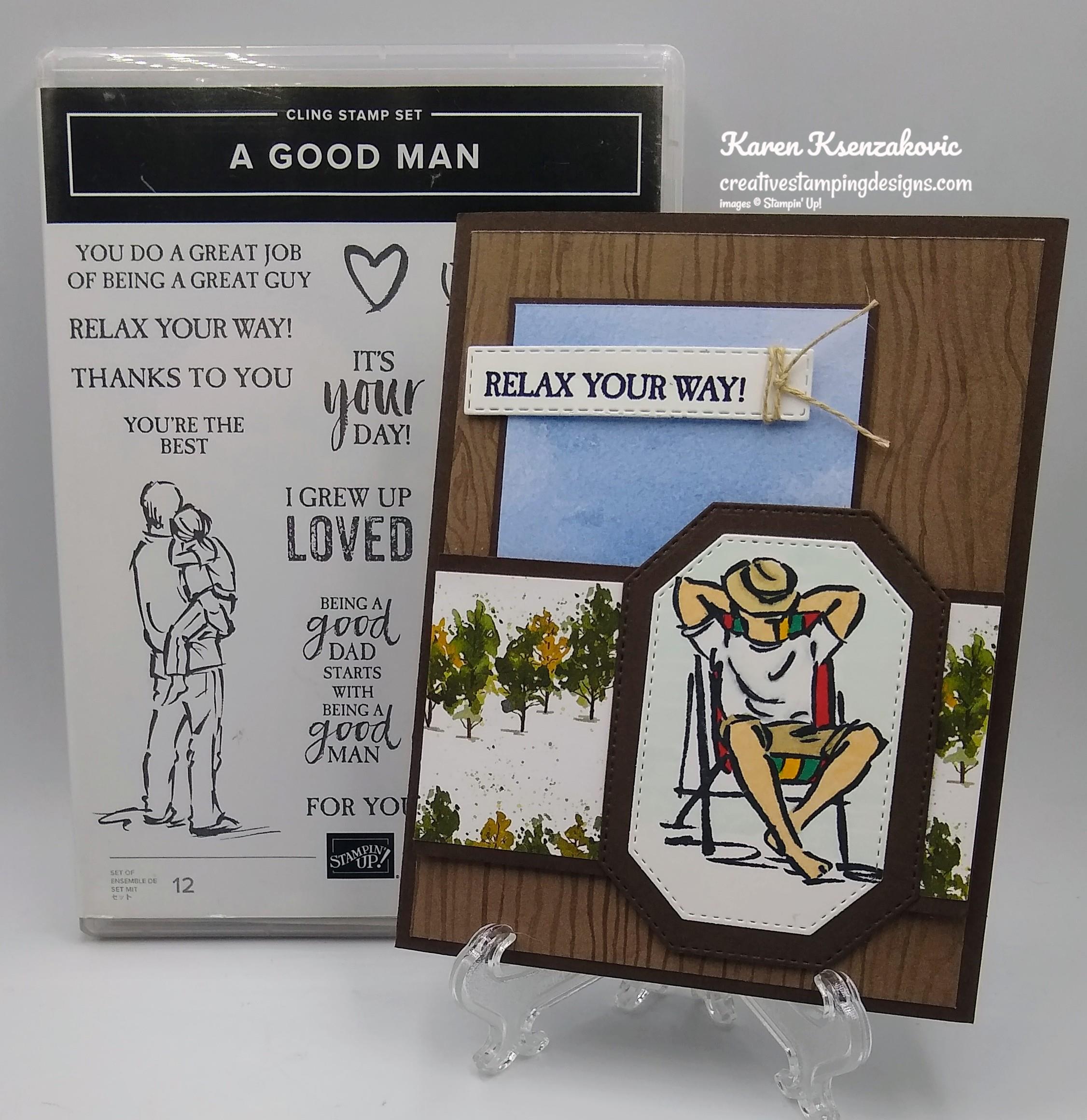 Stampin’ Up! A Good Man | Creative Stamping Designs