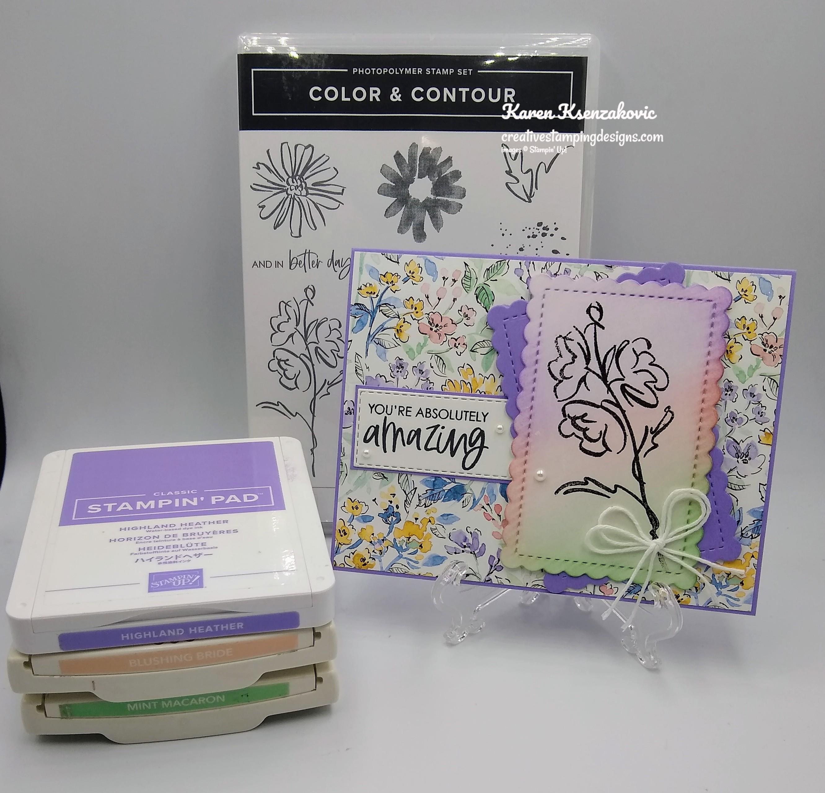 Stampin’ Up! Color and Contour Blending | Creative Stamping Designs