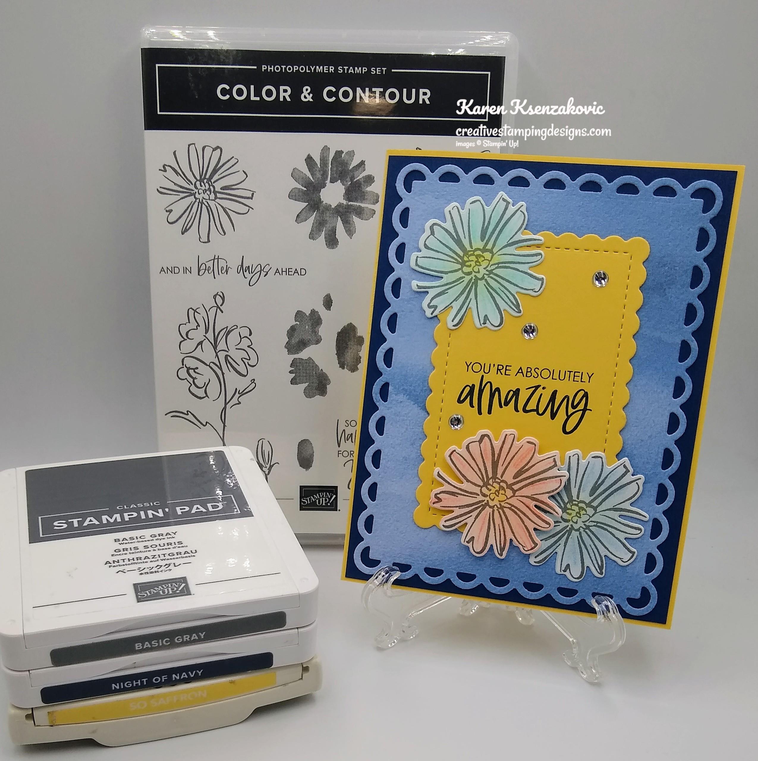 Stampin’ Up! Color and Contour Pastels | Creative Stamping Designs