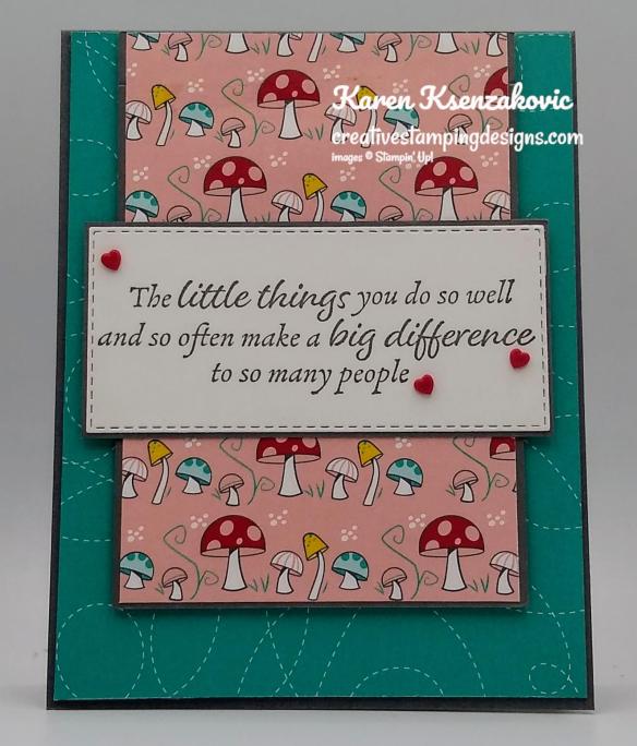 Stampin’ Up! Happy Thoughts Thank You | Creative Stamping Designs