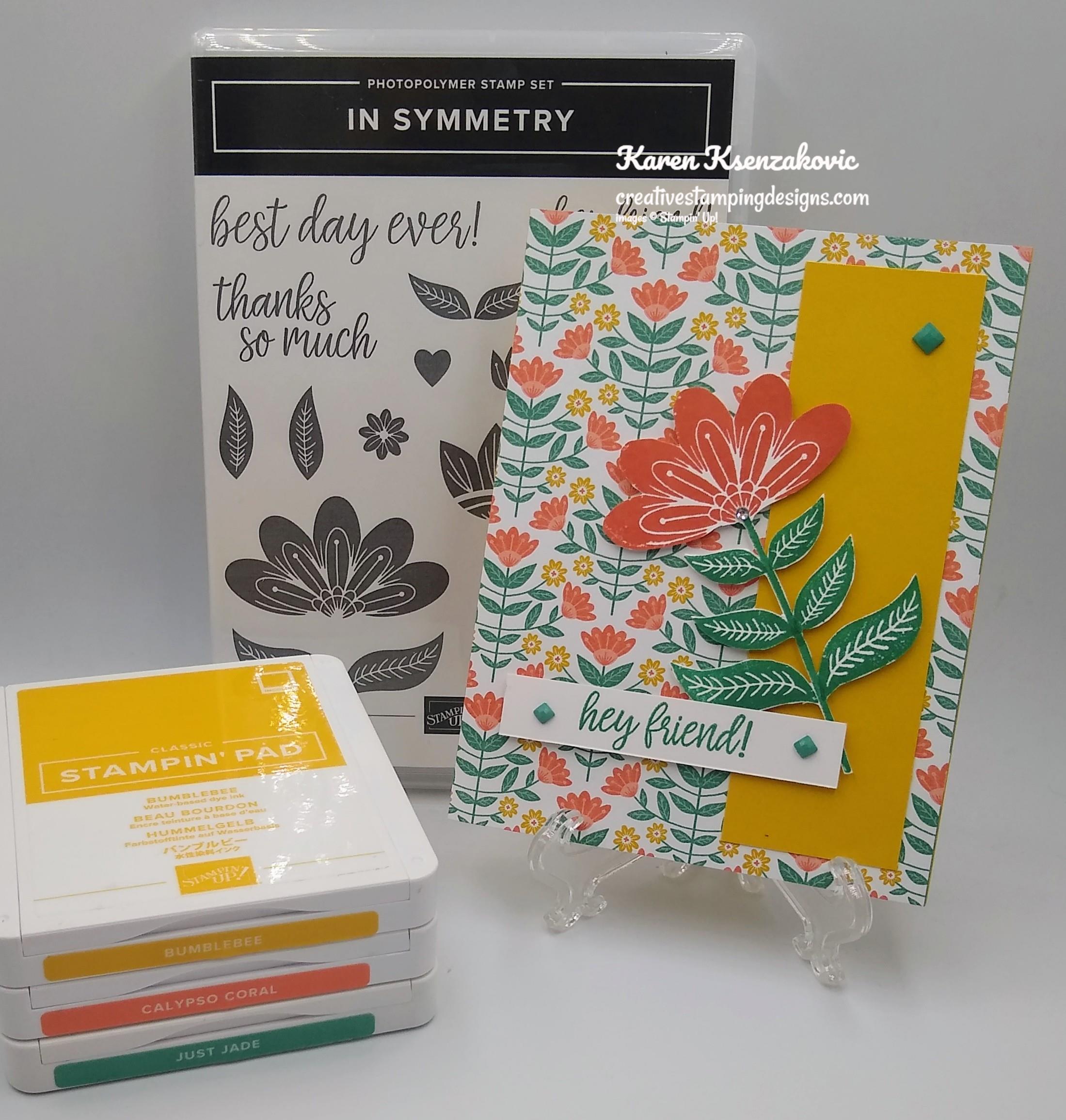 Stampin’ Up! In Symmetry Friendship | Creative Stamping Designs