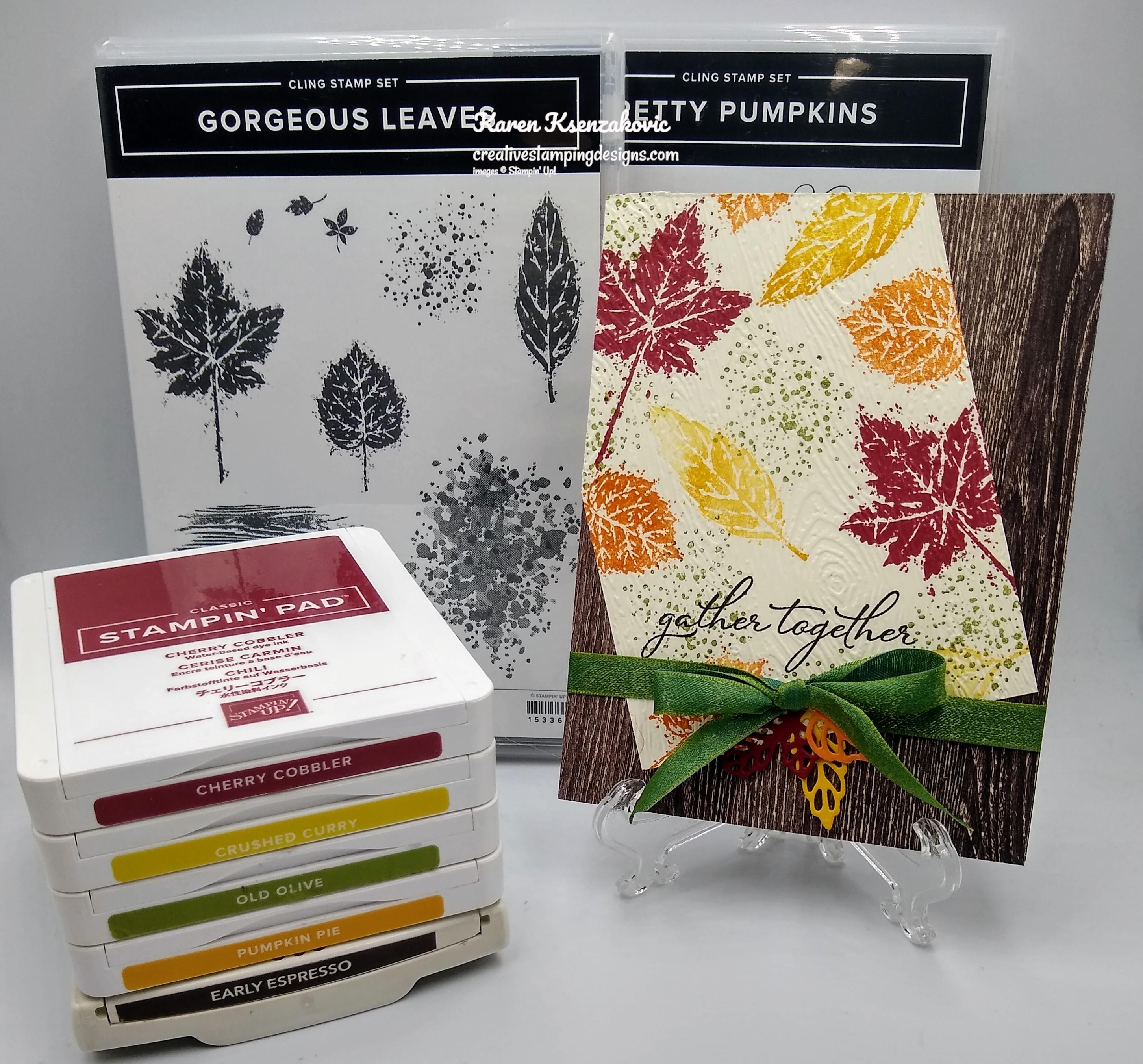 Stampin’ Up! Gorgeous Leaves | Creative Stamping Designs