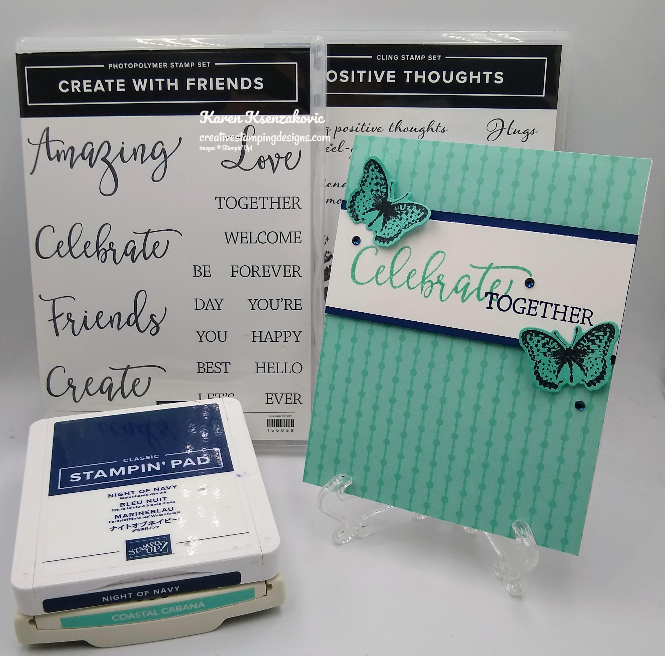 Stampin’ Up! Create With Friends CAS | Creative Stamping Designs
