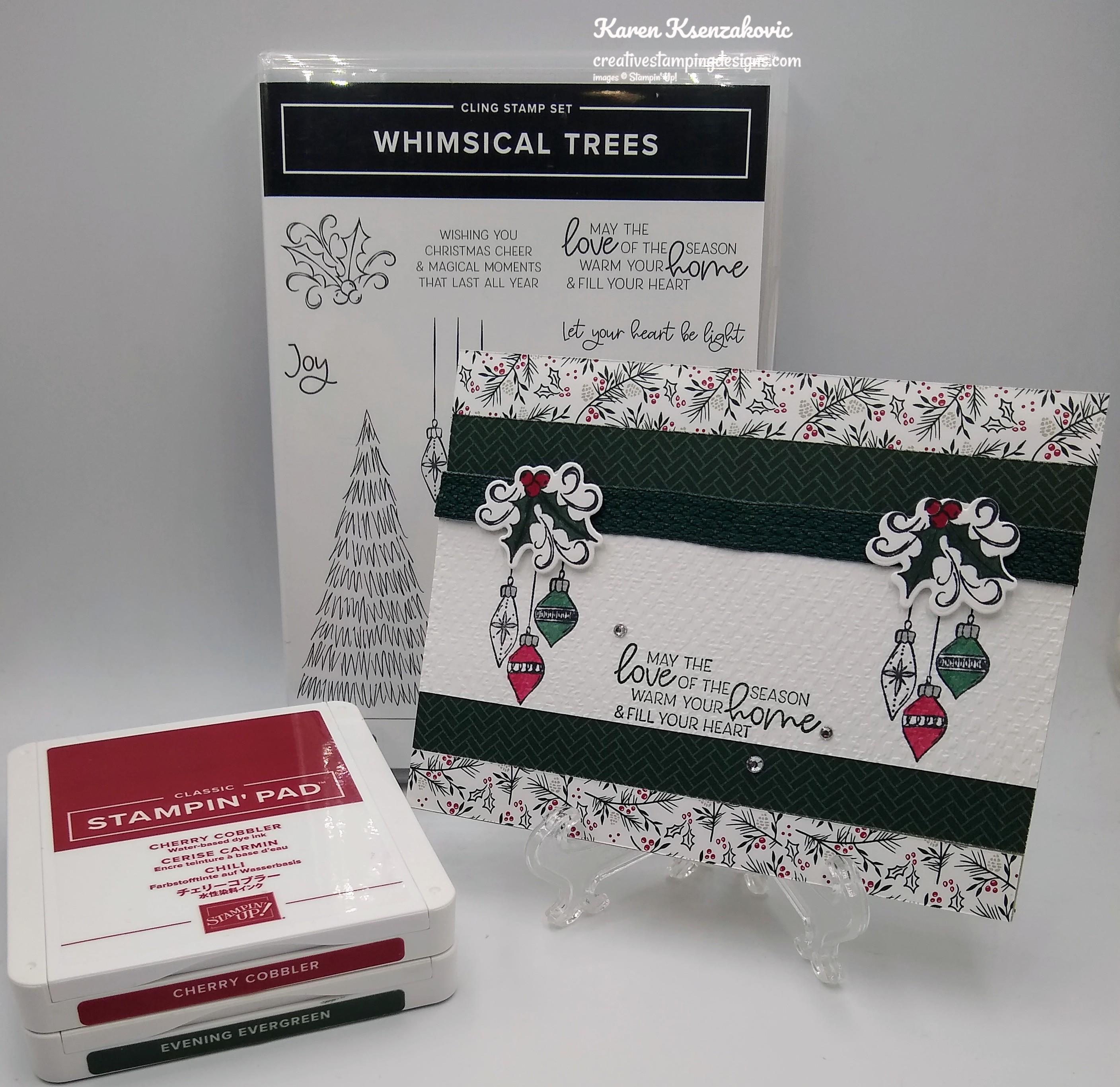 Stampin’ Up! Whimsical Trees Christmas | Creative Stamping Designs