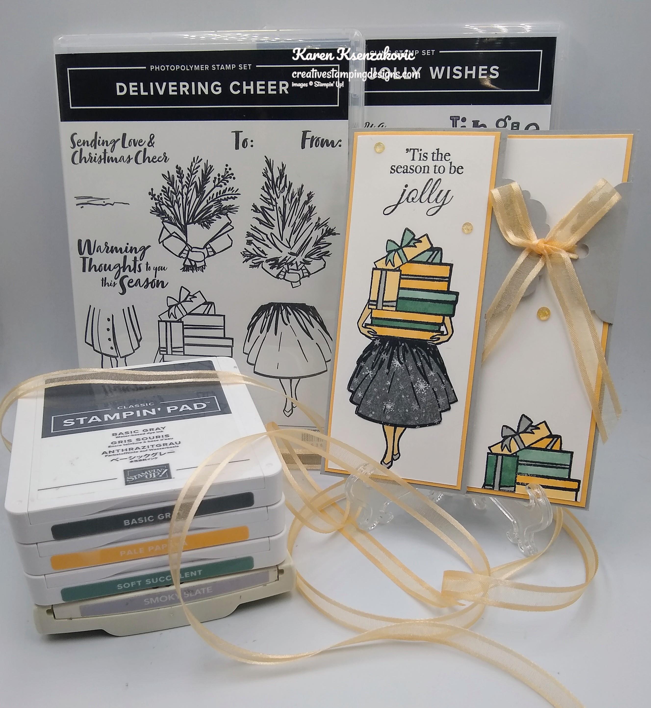 Stampin’ Up! Delivering Cheer Fun Fold with Video Tutorial | Creative ...