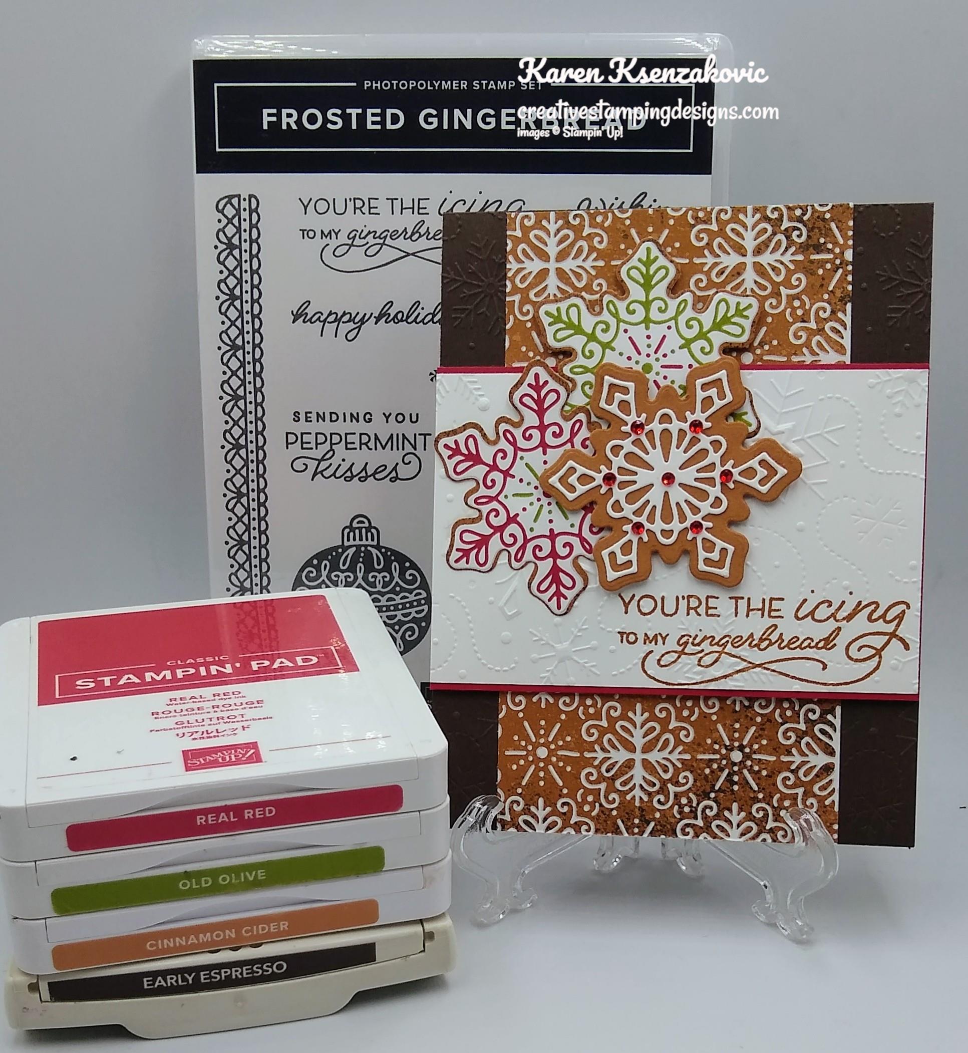 Stampin’ Up! Frosted Gingerbread for The Happy Inkin’ Thursday Blog Hop ...