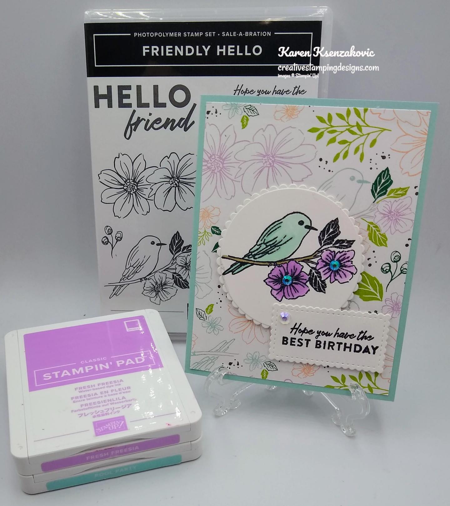 Stampin’ Up! Friendly Hello Sneak Peek for Amy’s Inkin’ Krew Team Blog ...