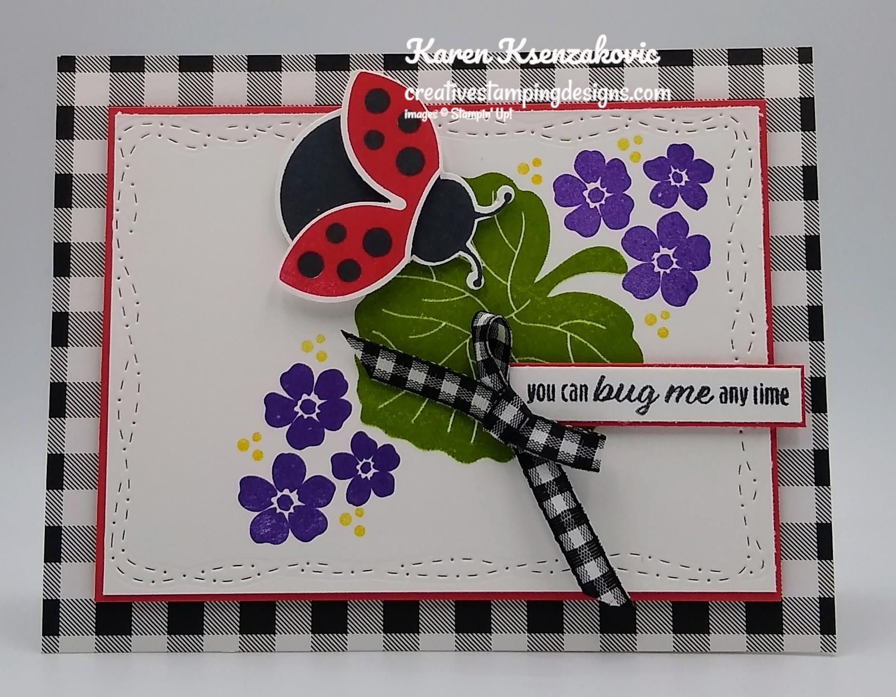 Stampin’ Up! Hello Ladybug | Creative Stamping Designs