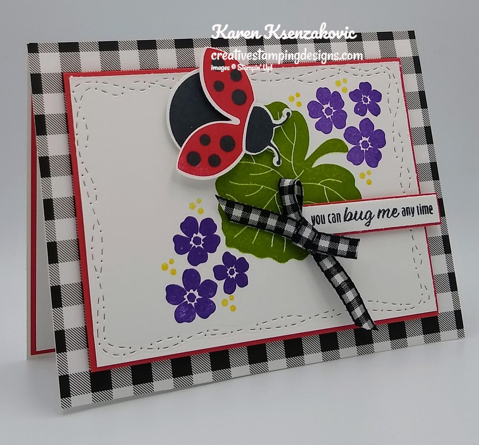 Stampin’ Up! Hello Ladybug | Creative Stamping Designs