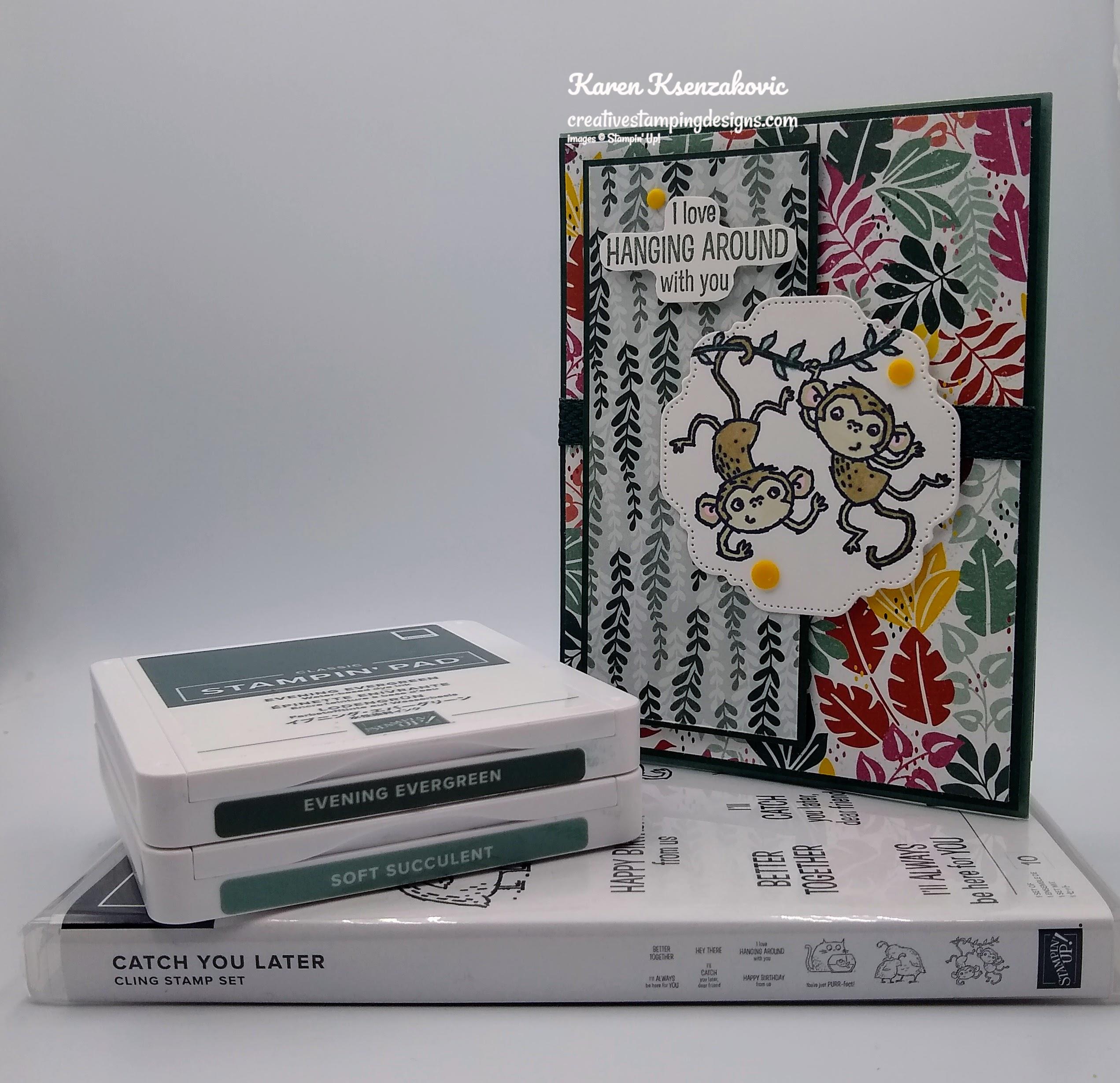 Stampin’ Up! Catch You Later Birthday | Creative Stamping Designs