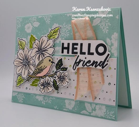 Stampin’ Up! Friendly Hello for The Happy Inkin’ Thursday Blog Hop ...