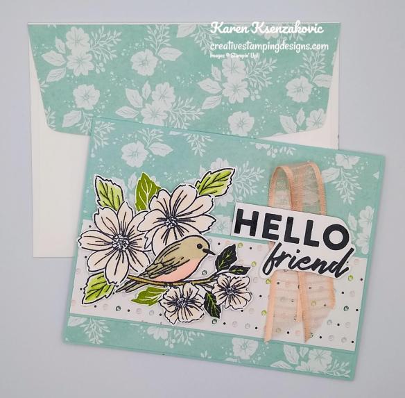 Stampin’ Up! Friendly Hello for The Happy Inkin’ Thursday Blog Hop ...