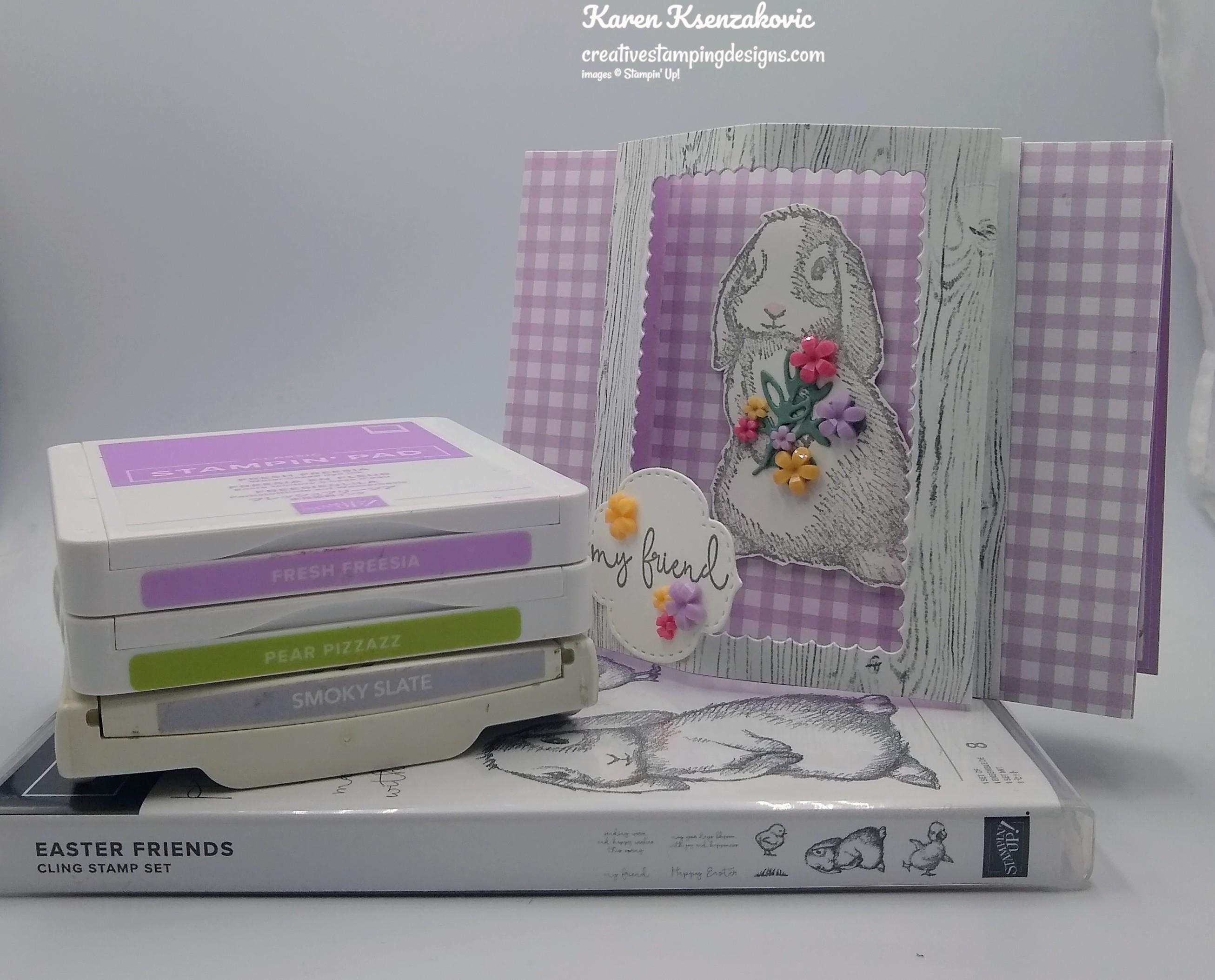 Stampin’ Up! Easter Friends for Fun Fold Friday with Video Tutorial ...