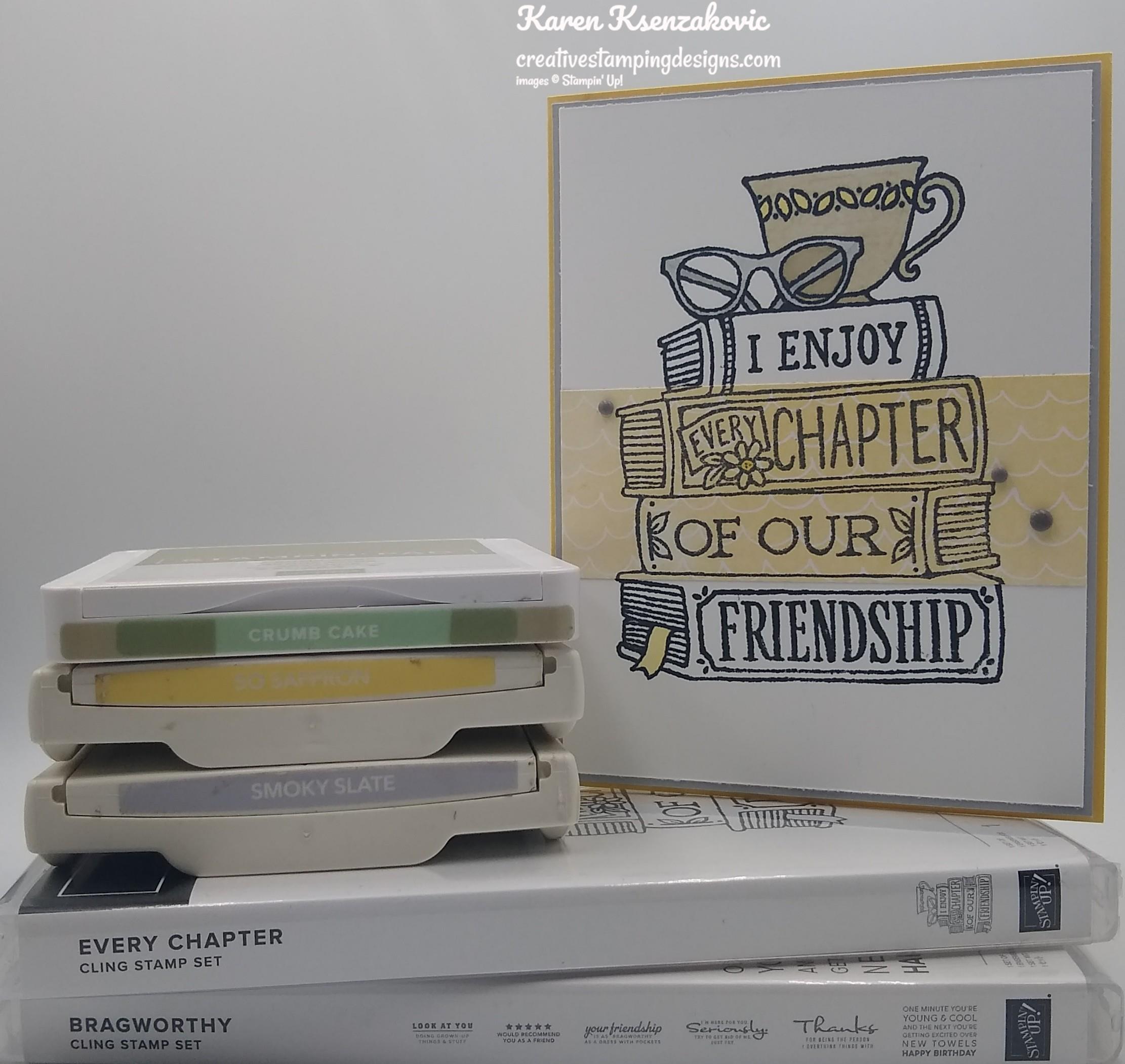 Stampin’ Up! Every Chapter CAS | Creative Stamping Designs