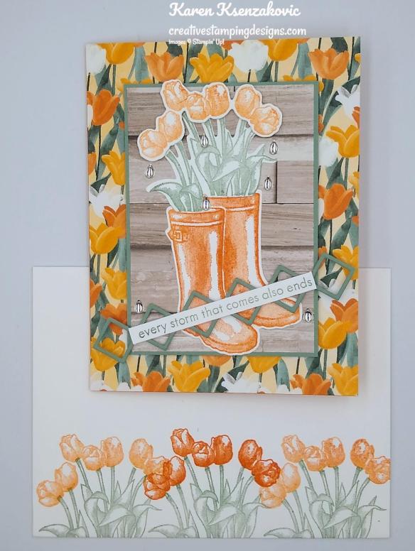 Stampin’ Up! Flowering Rain Boots | Creative Stamping Designs