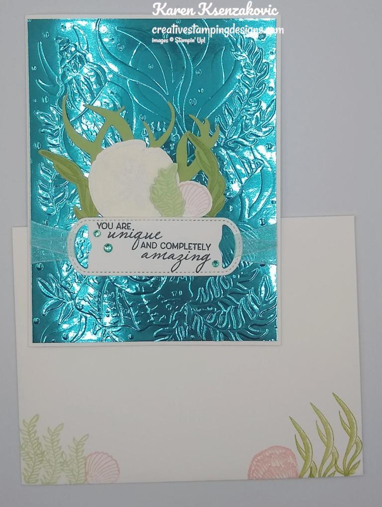 Stampin’ Up! Friends Are Like Seashells Foil | Creative Stamping Designs