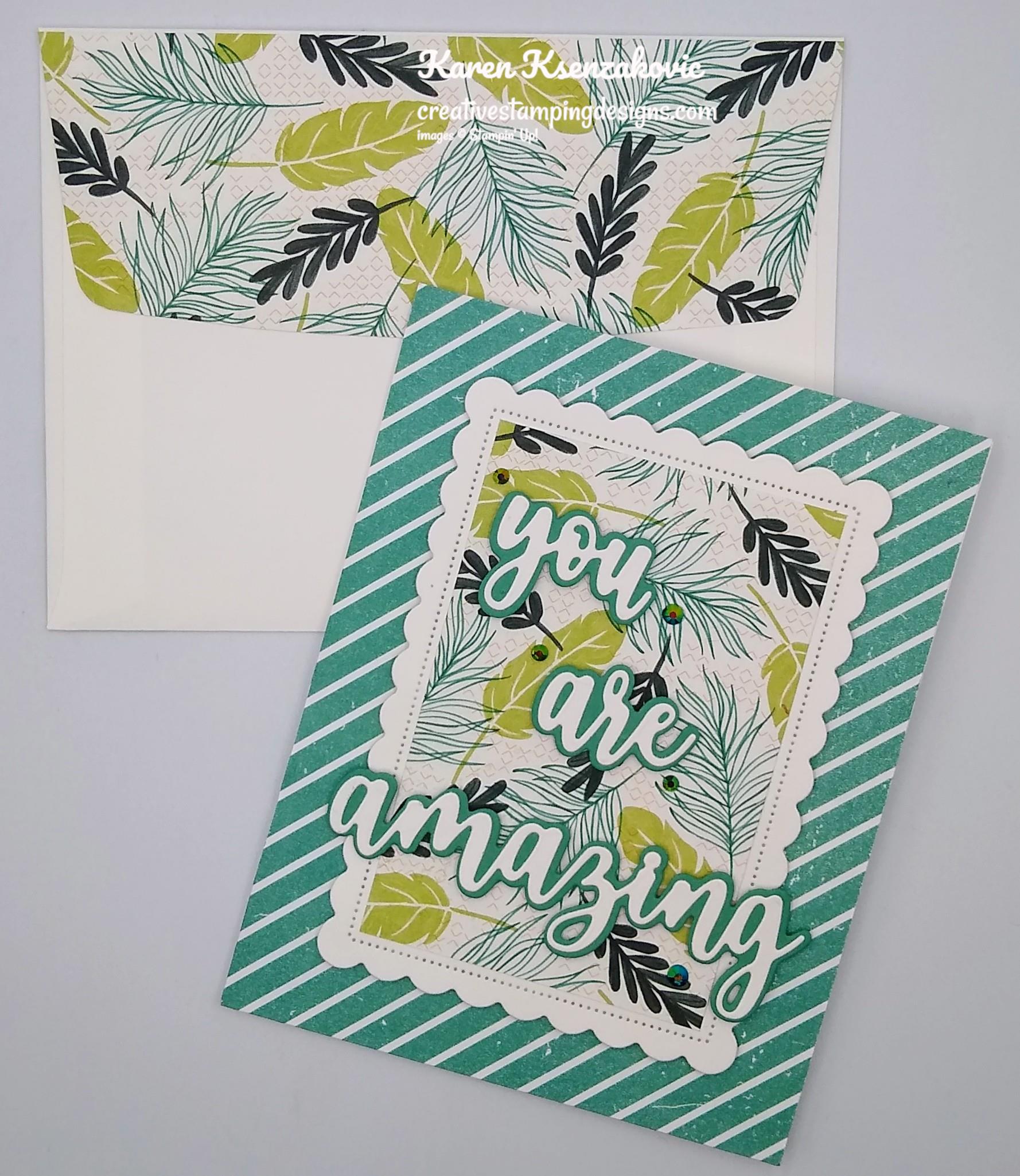Stampin’ Up! Amazing Artfully Layered | Creative Stamping Designs