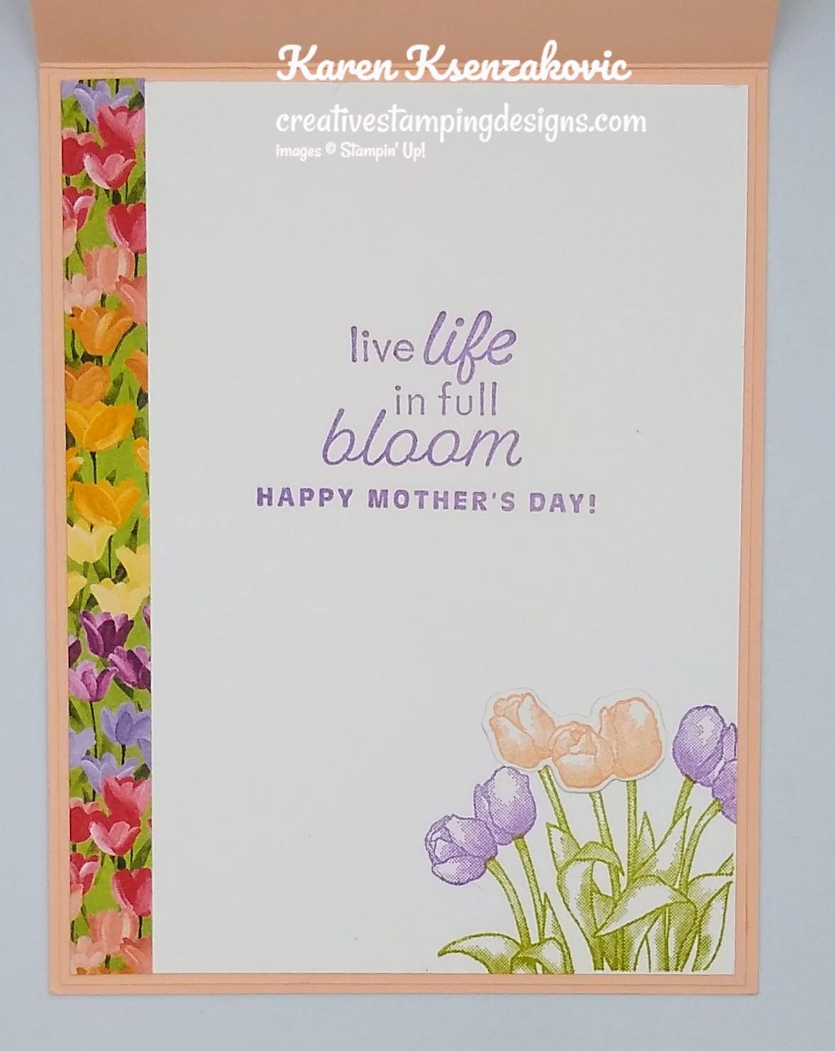 Stampin’ Up! Flowering Rain Boots | Creative Stamping Designs