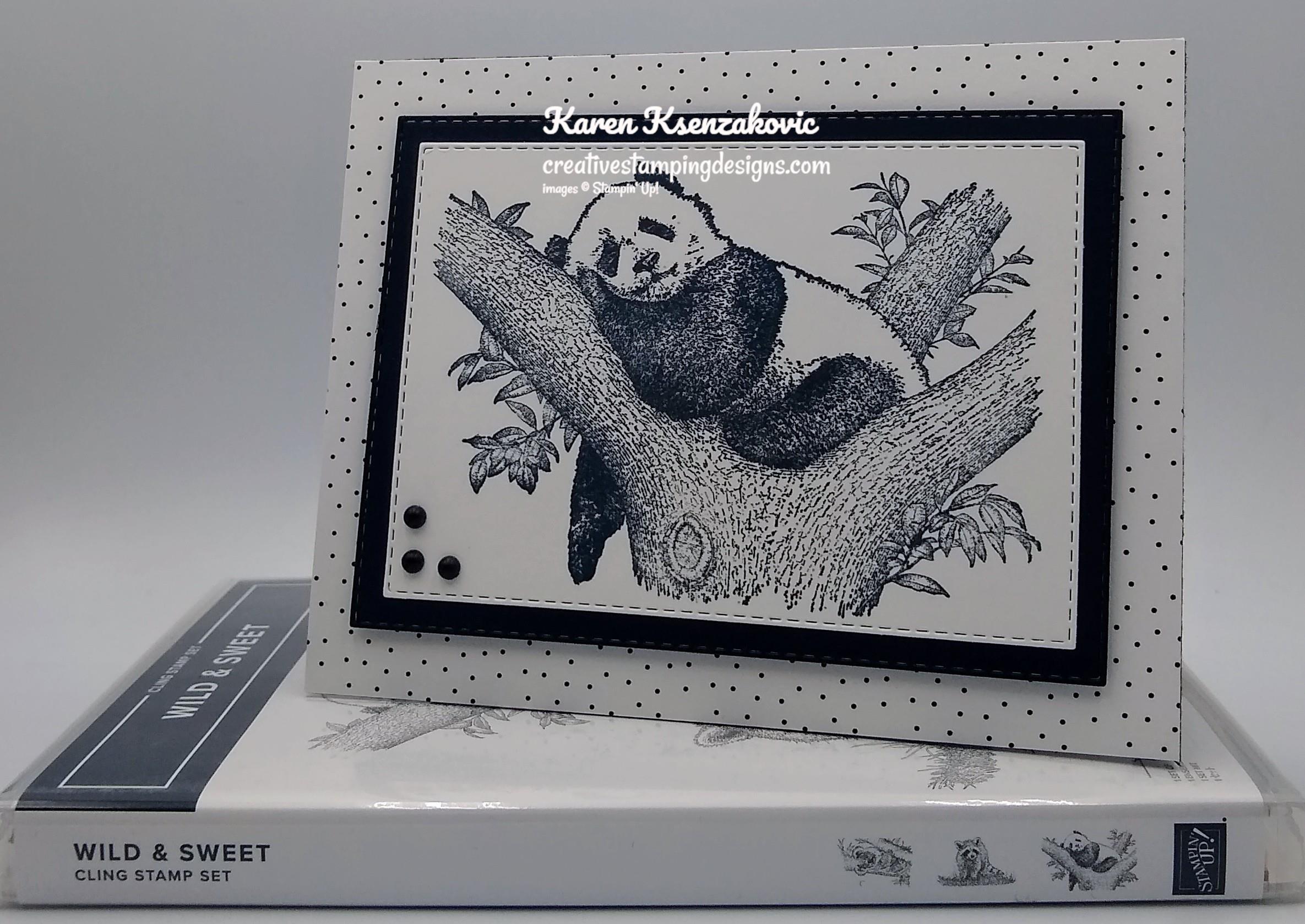 Stampin’ Up! Wild & Sweet CAS Sneak Peek | Creative Stamping Designs