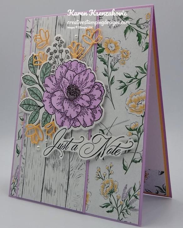 Stampin’ Up! Cottage Rose Go To Greeting | Creative Stamping Designs