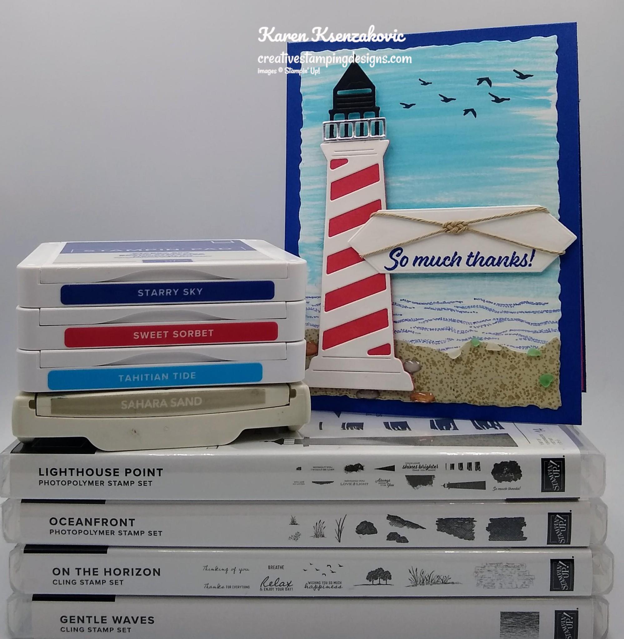 Stampin’ Up! Lighthouse Point for The Card Concepts | Creative Stamping ...