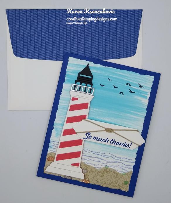 Stampin’ Up! Lighthouse Point for The Card Concepts | Creative Stamping ...