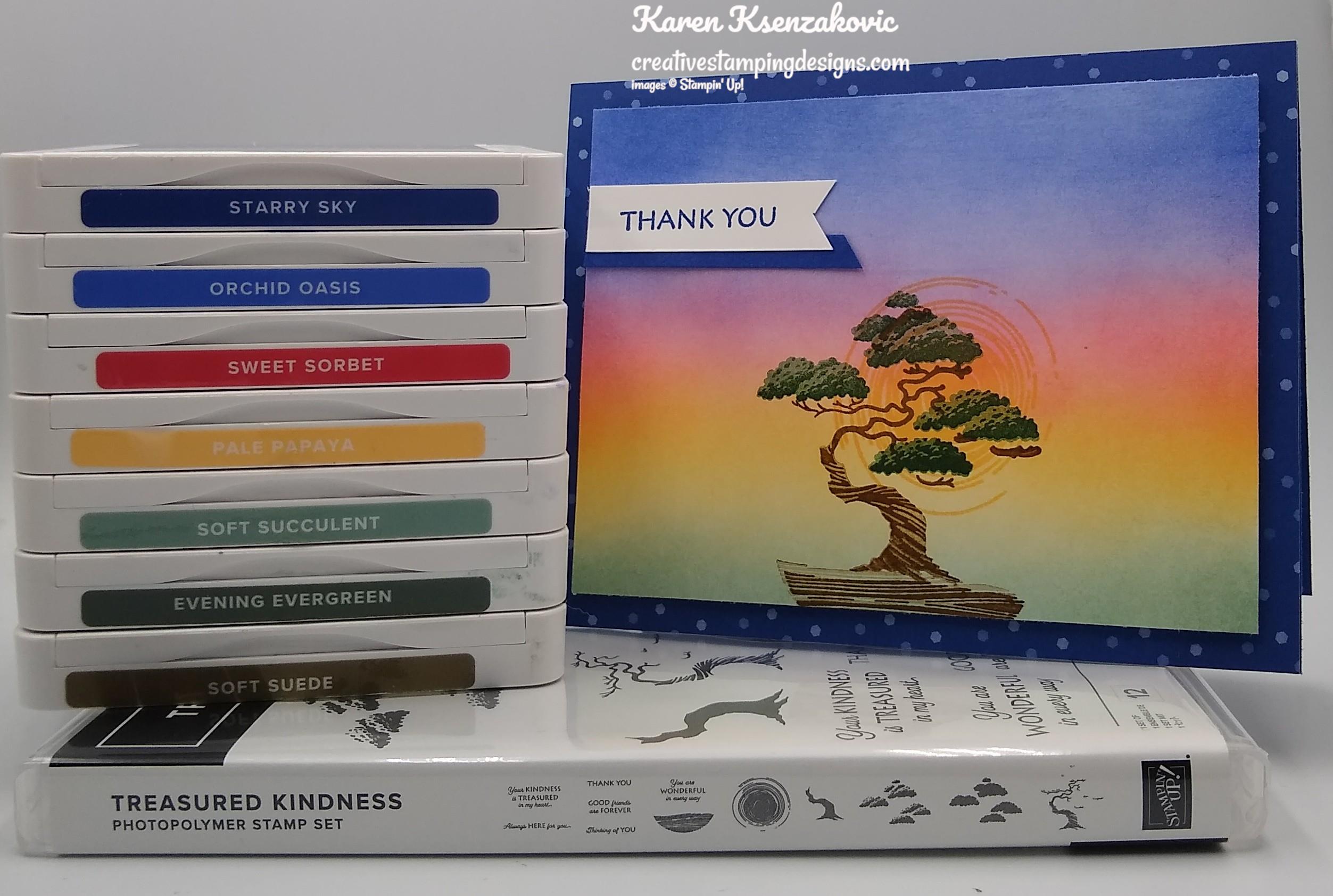 Stampin’ Up! Treasured Kindness CAS | Creative Stamping Designs