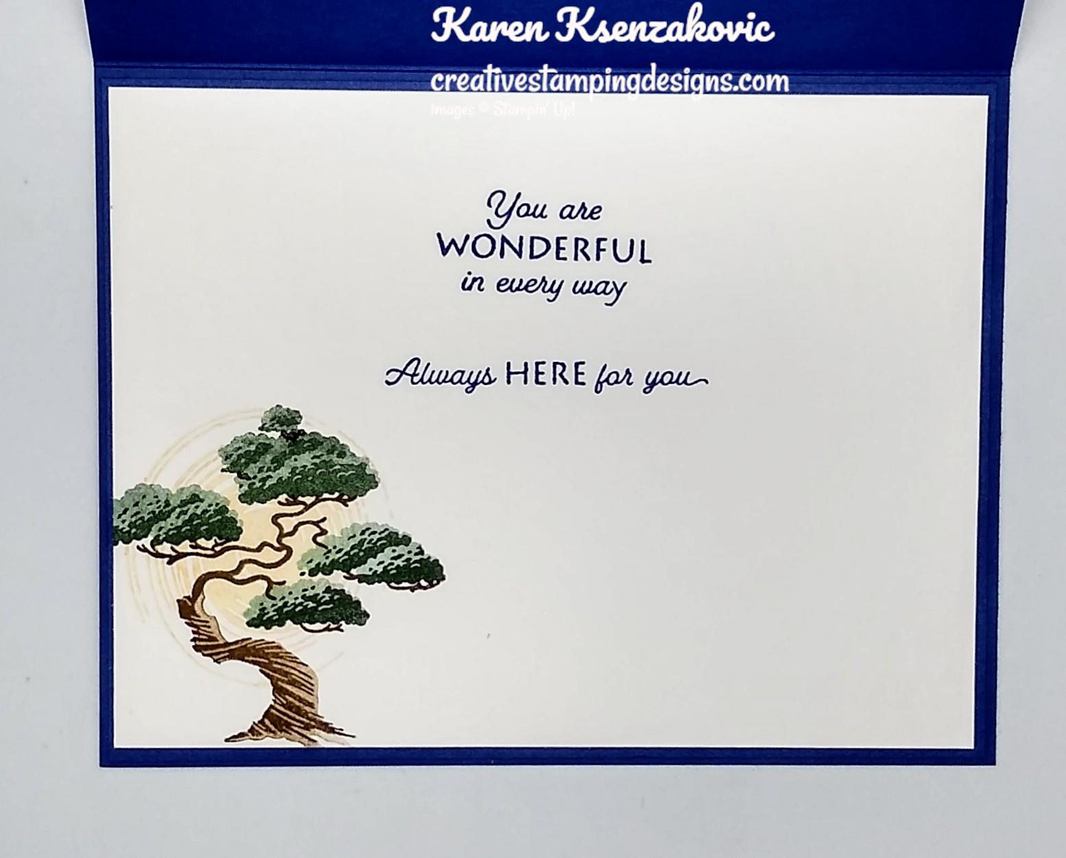 Stampin’ Up! Treasured Kindness CAS | Creative Stamping Designs