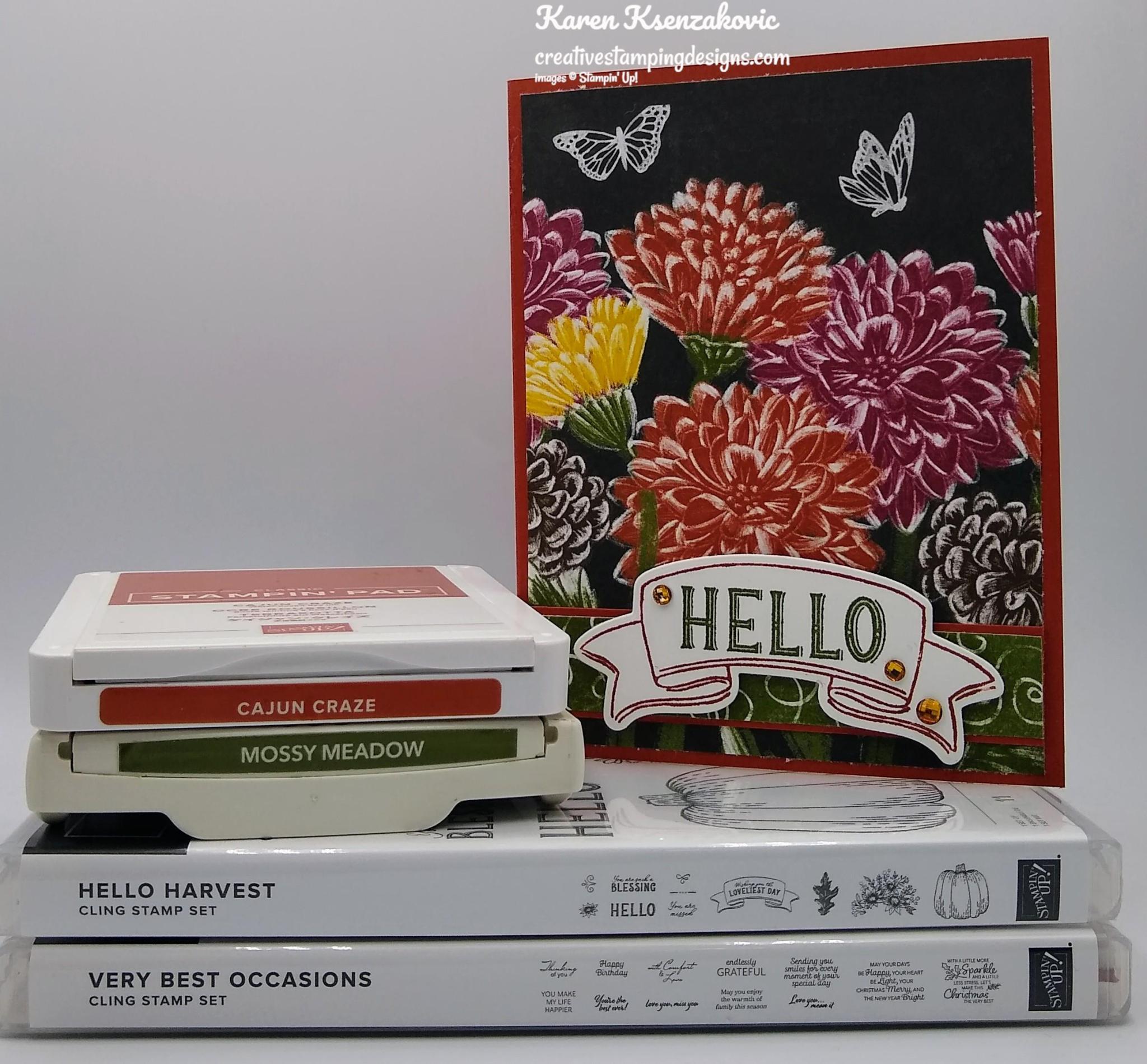 Stampin’ Up! Hello Harvest for The Happy Inkin’ Thursday Blog Hop ...