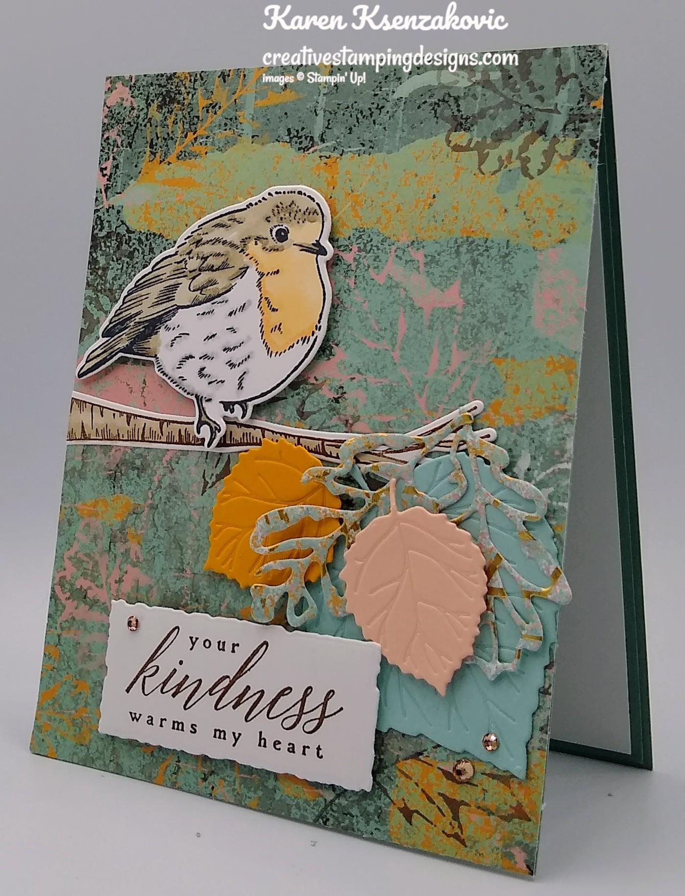 Stampin’ Up! Perched In A Tree | Creative Stamping Designs