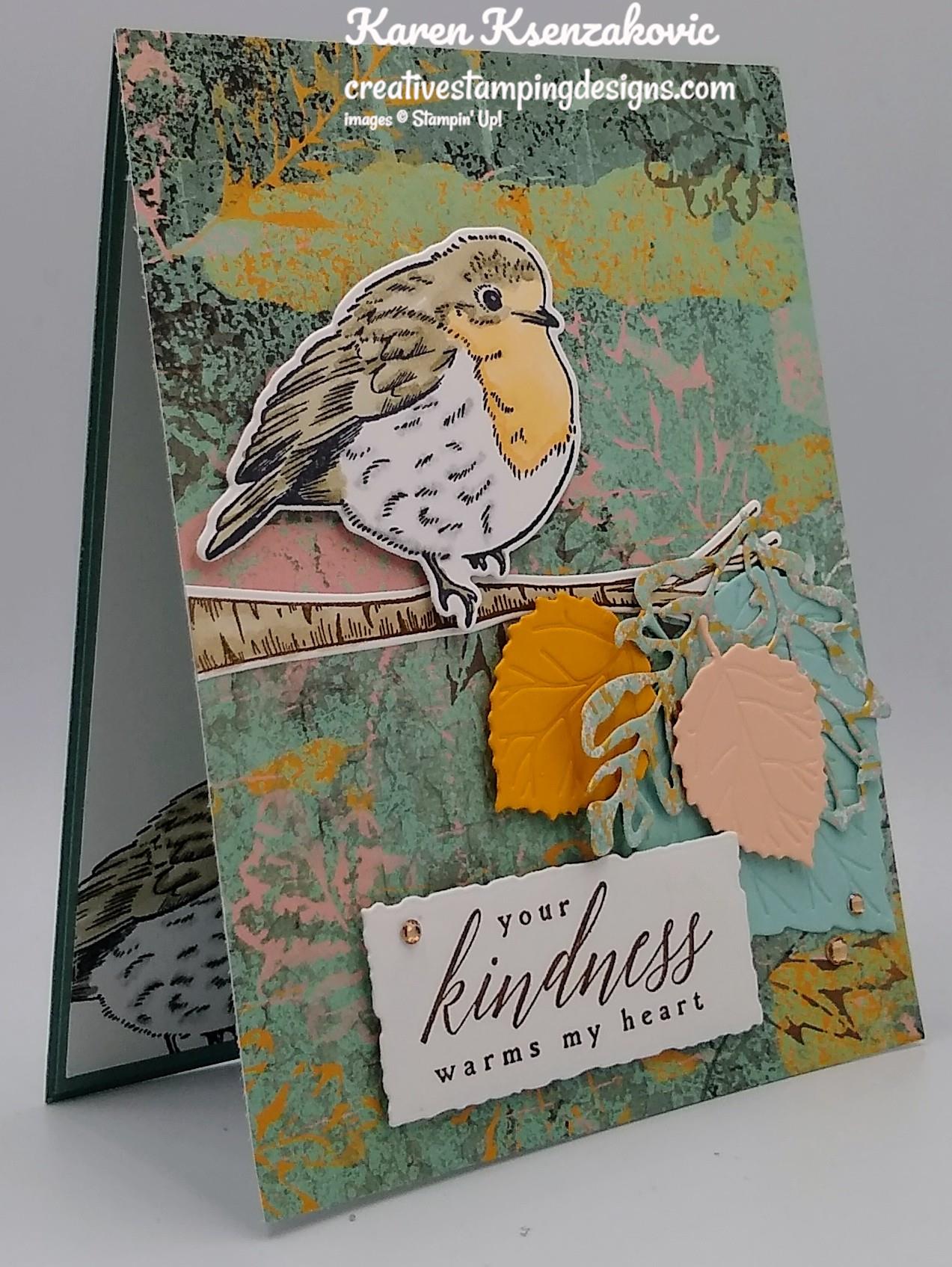 Stampin’ Up! Perched In A Tree | Creative Stamping Designs