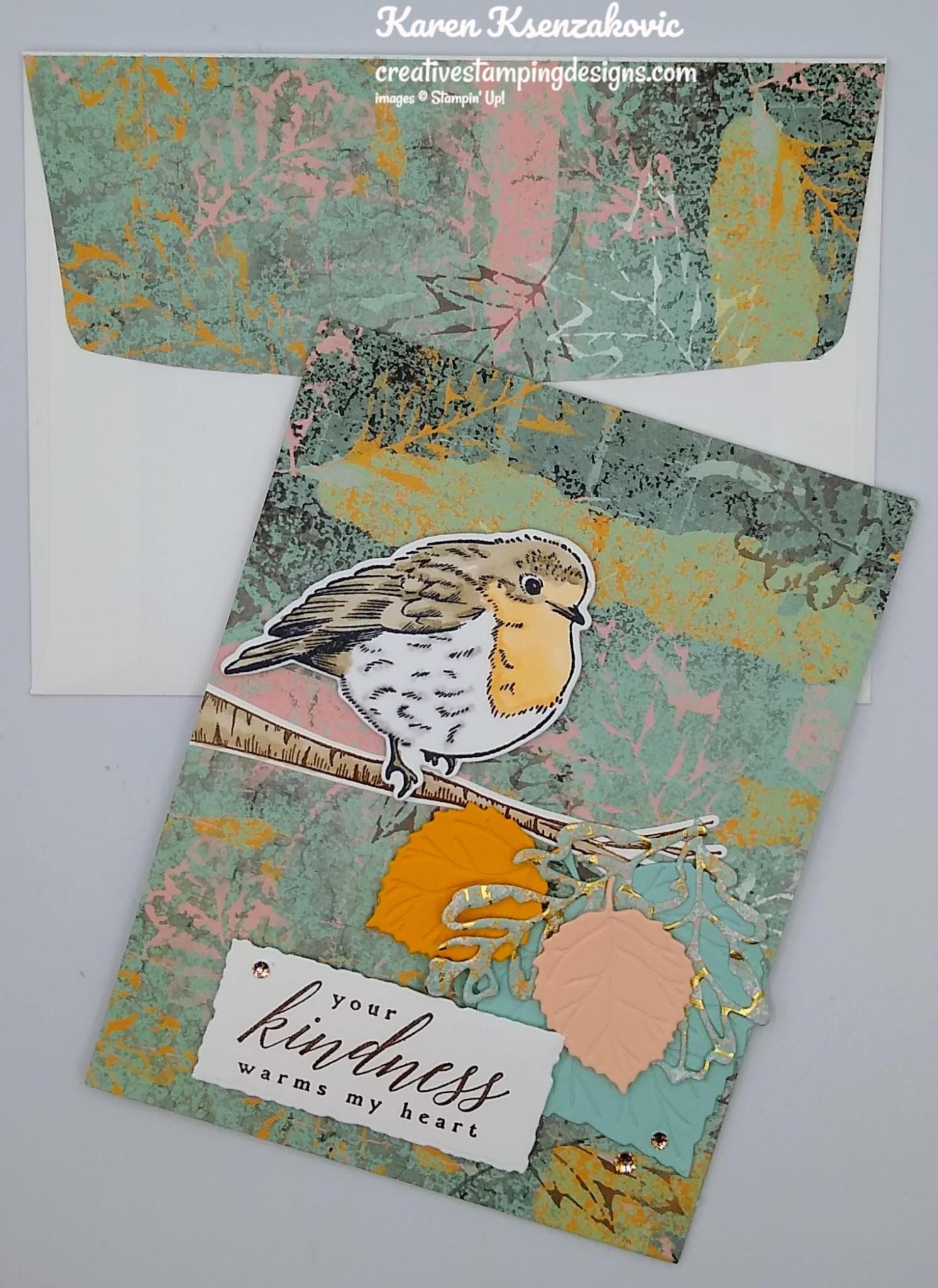 Stampin’ Up! Perched In A Tree | Creative Stamping Designs