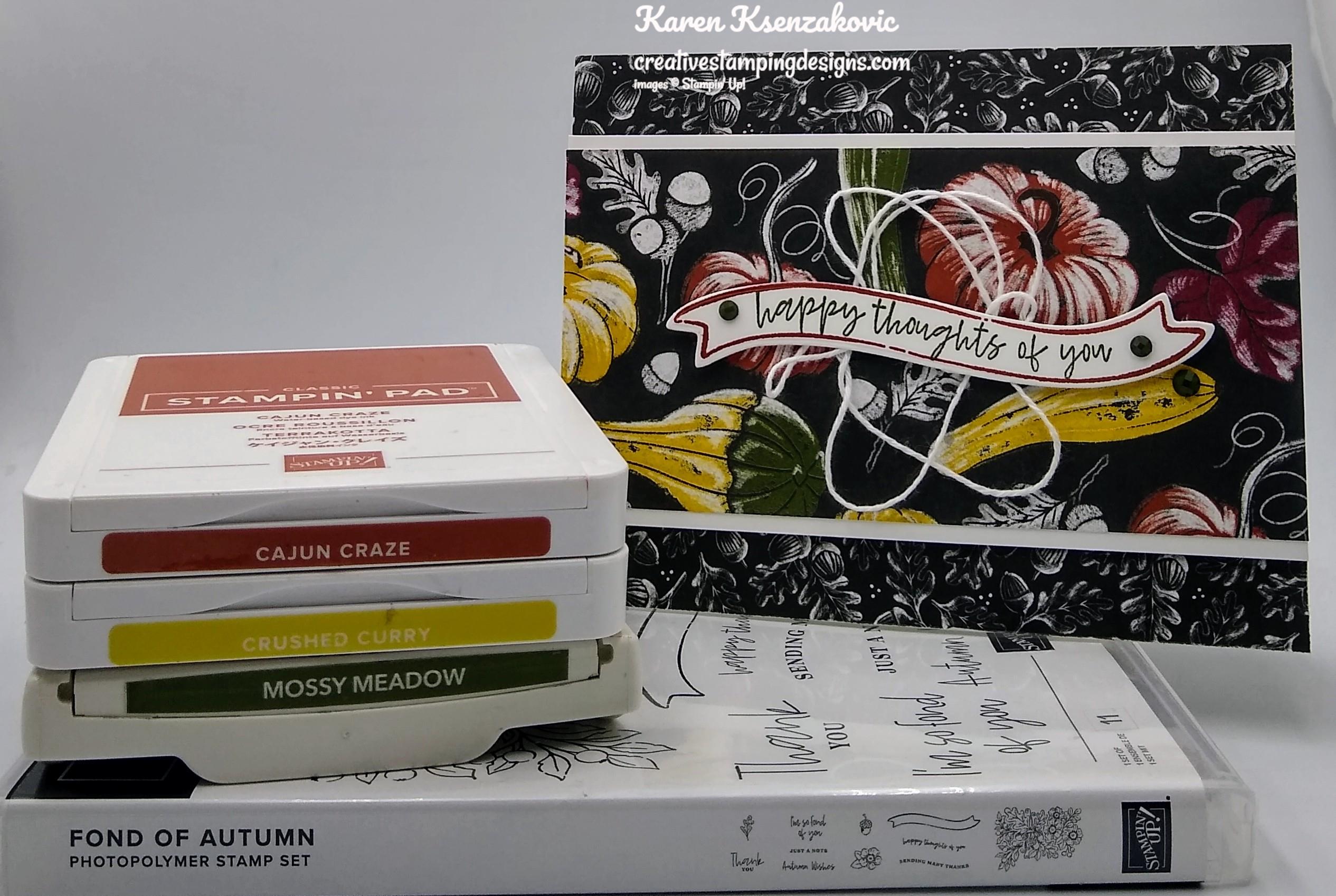Stampin’ Up! Fond of Autumn | Creative Stamping Designs