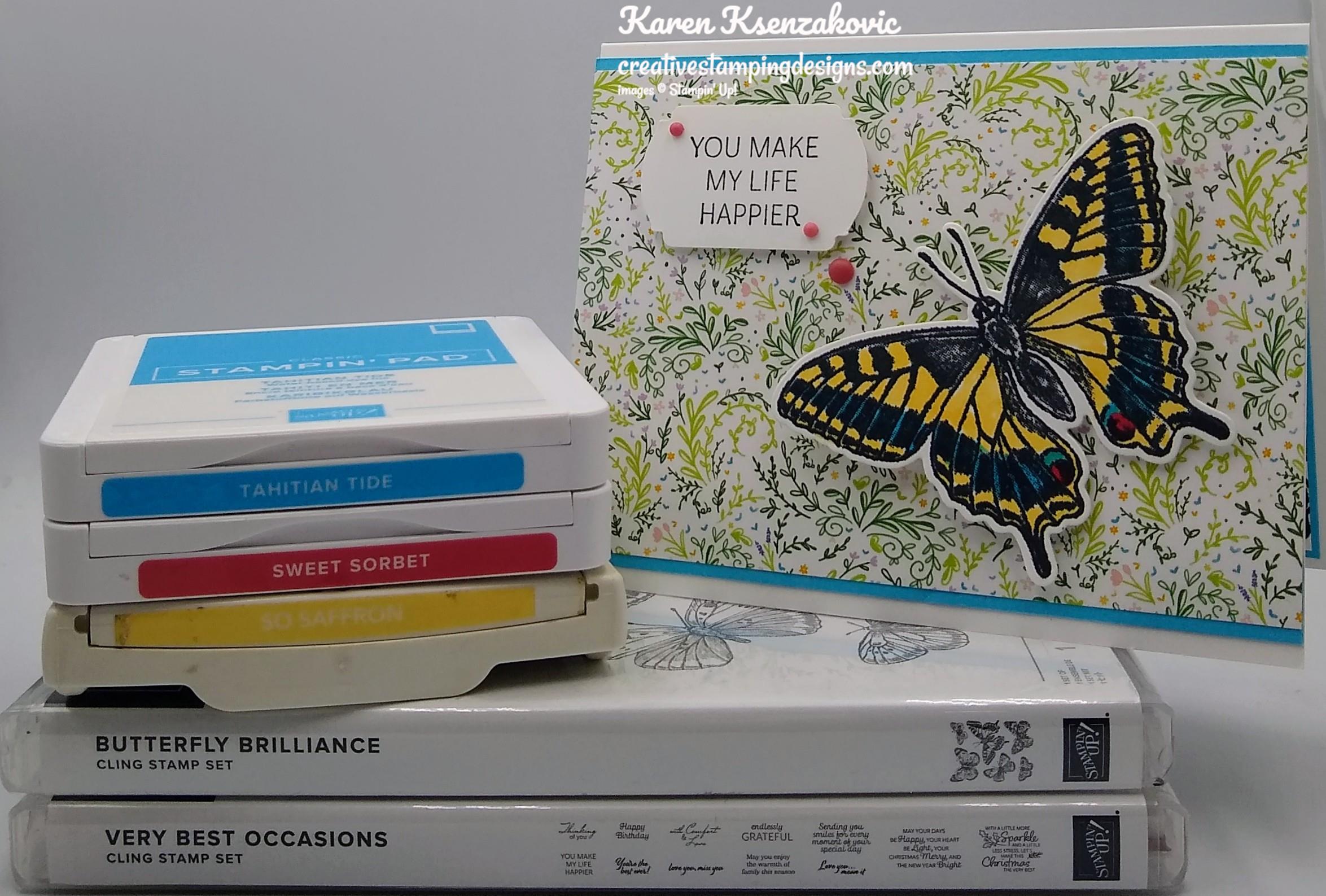 Stampin’ Up! Butterfly Brilliance for The Card Concepts | Creative ...