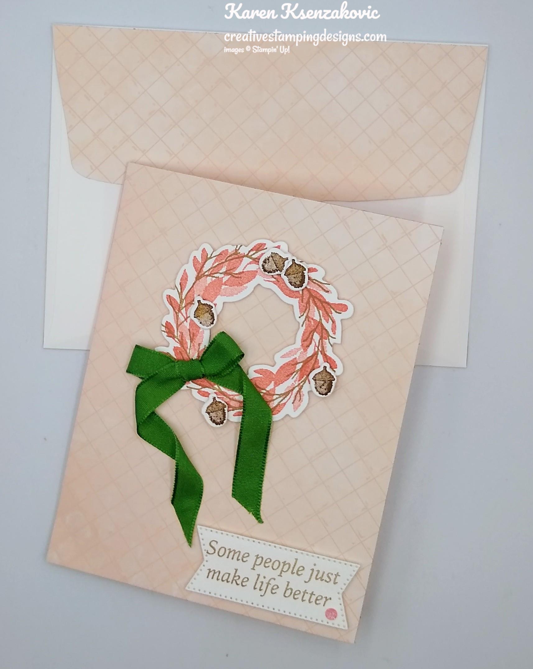 Stampin’ Up! Cottage Wreaths | Creative Stamping Designs