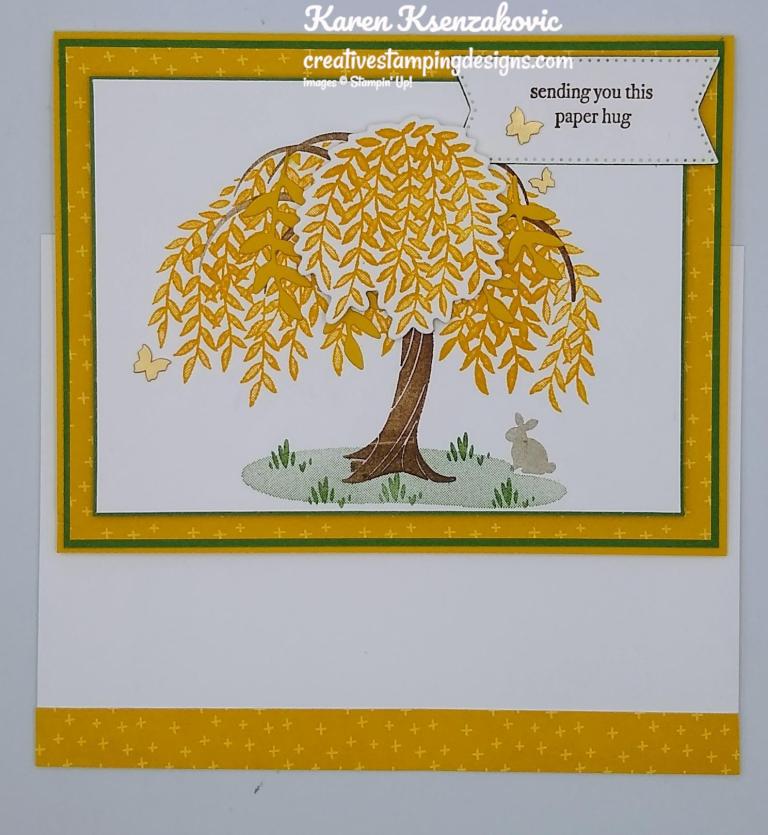 Stampin’ Up! Willow Tree Get Well Card | Creative Stamping Designs