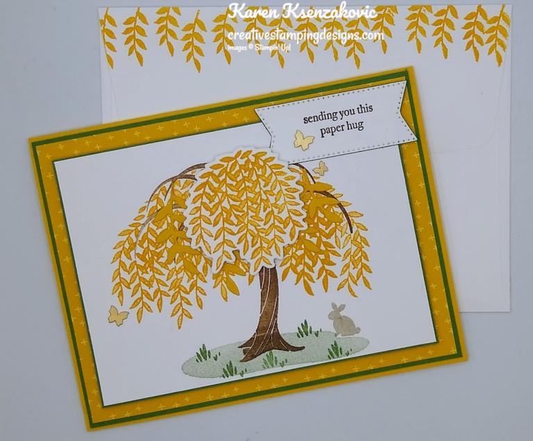 Stampin’ Up! Willow Tree Get Well Card | Creative Stamping Designs