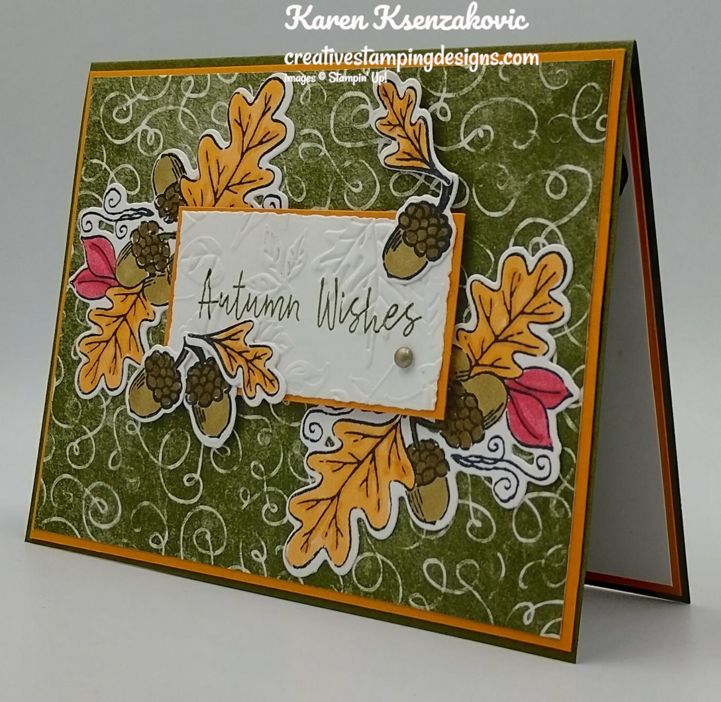Stampin’ Up! Fond of Autumn for Happy Inkin’ Thursday Blog Hop ...