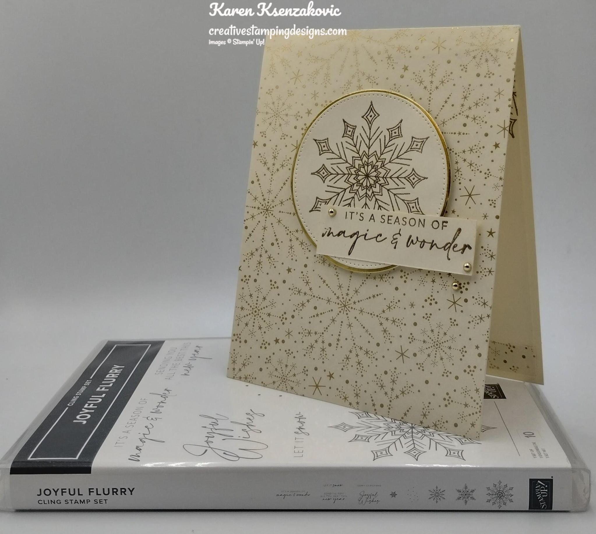 Stampin’ Up! Festive Flurry CAS for The Happy Inkin’ Thursday Blog Hop ...