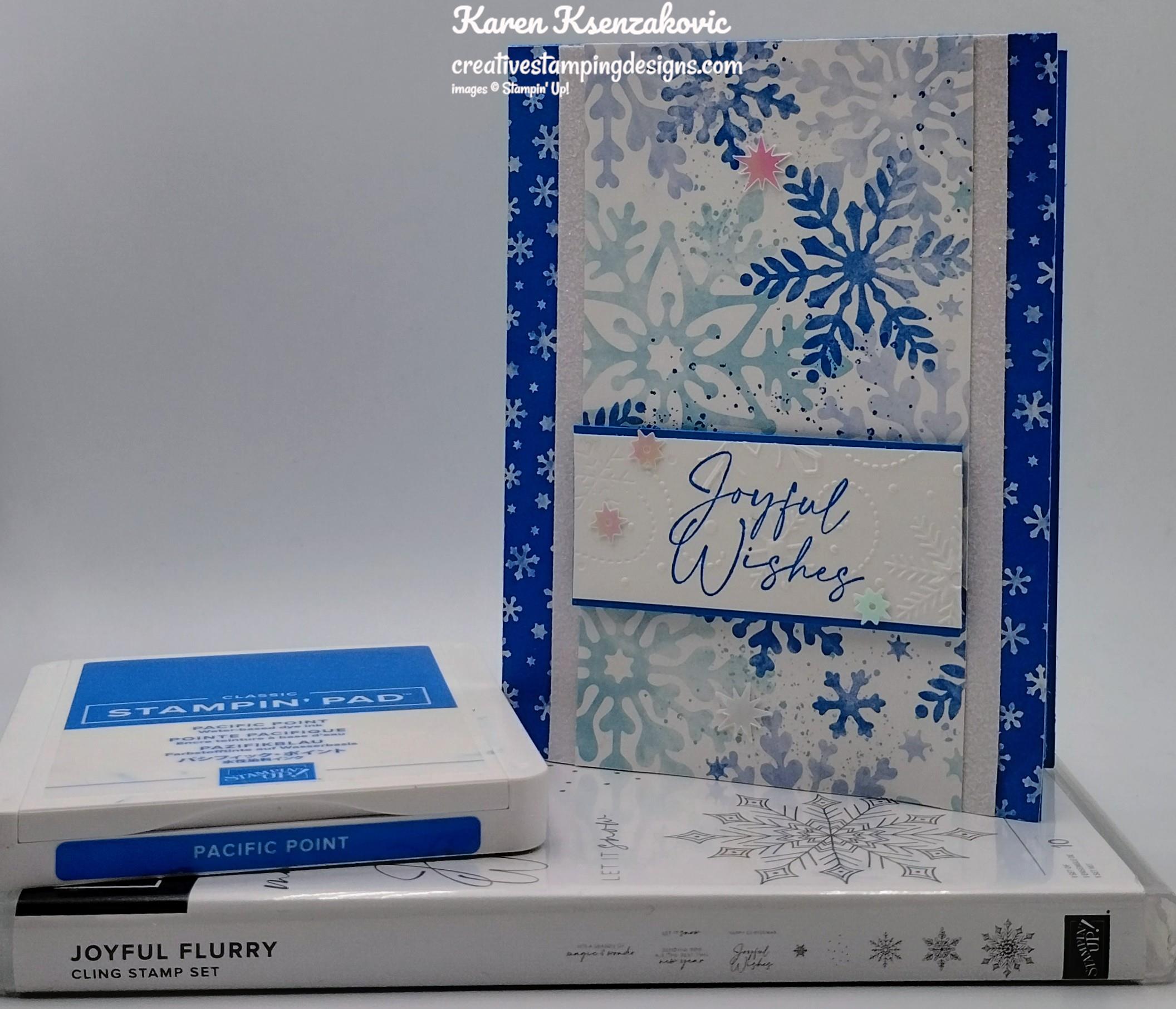 Stampin’ Up! Joyful Flurry for The Happy Inkin’ Thursday Blog Hop ...