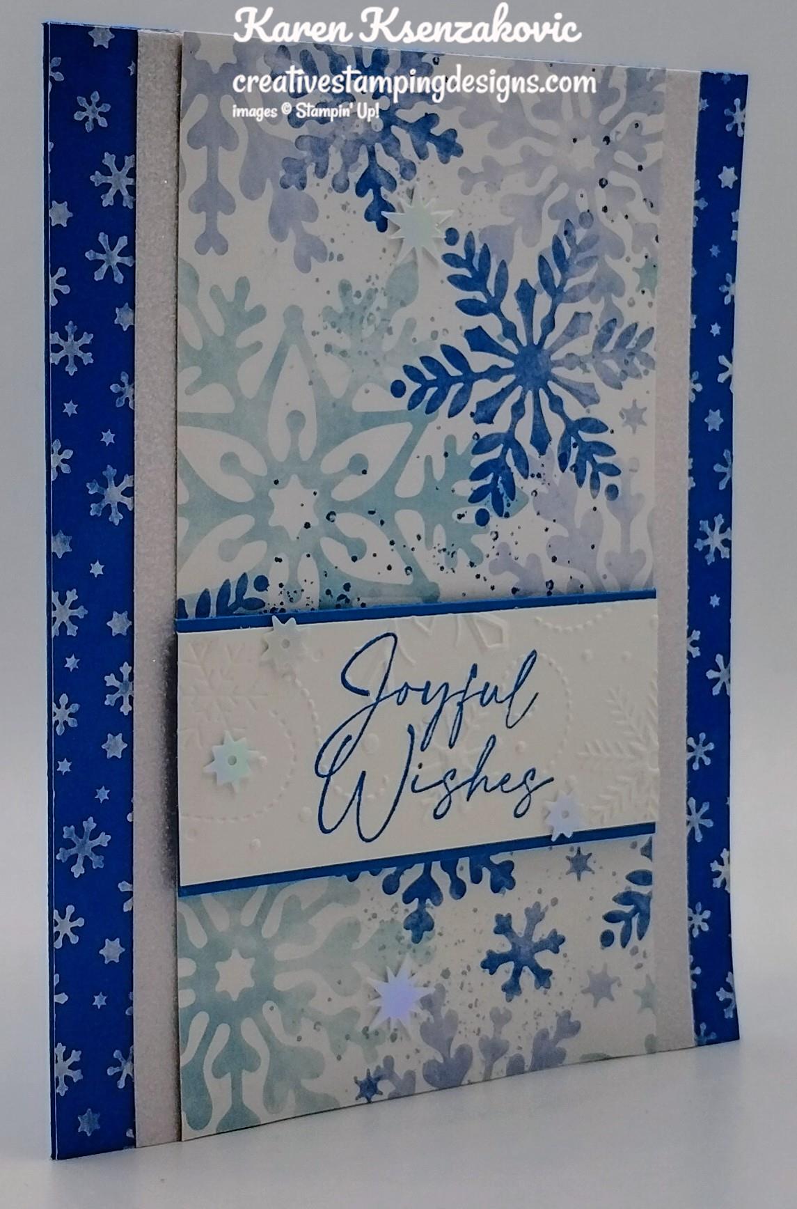 Stampin’ Up! Joyful Flurry for The Happy Inkin’ Thursday Blog Hop ...