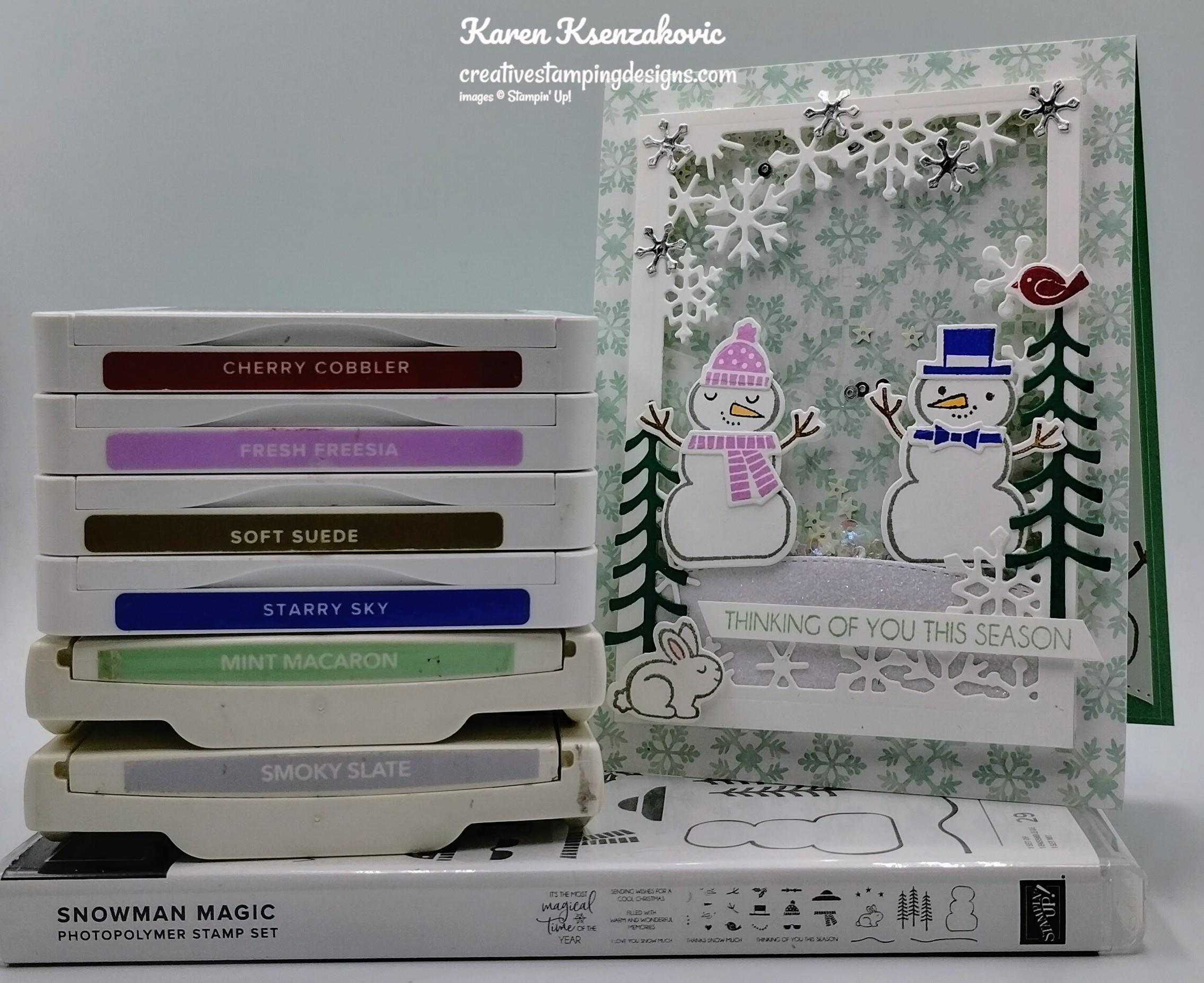 Stampin’ Up! Snowman Magic Shaker for Amy’s Inkin’ Krew Team Blog Hop ...