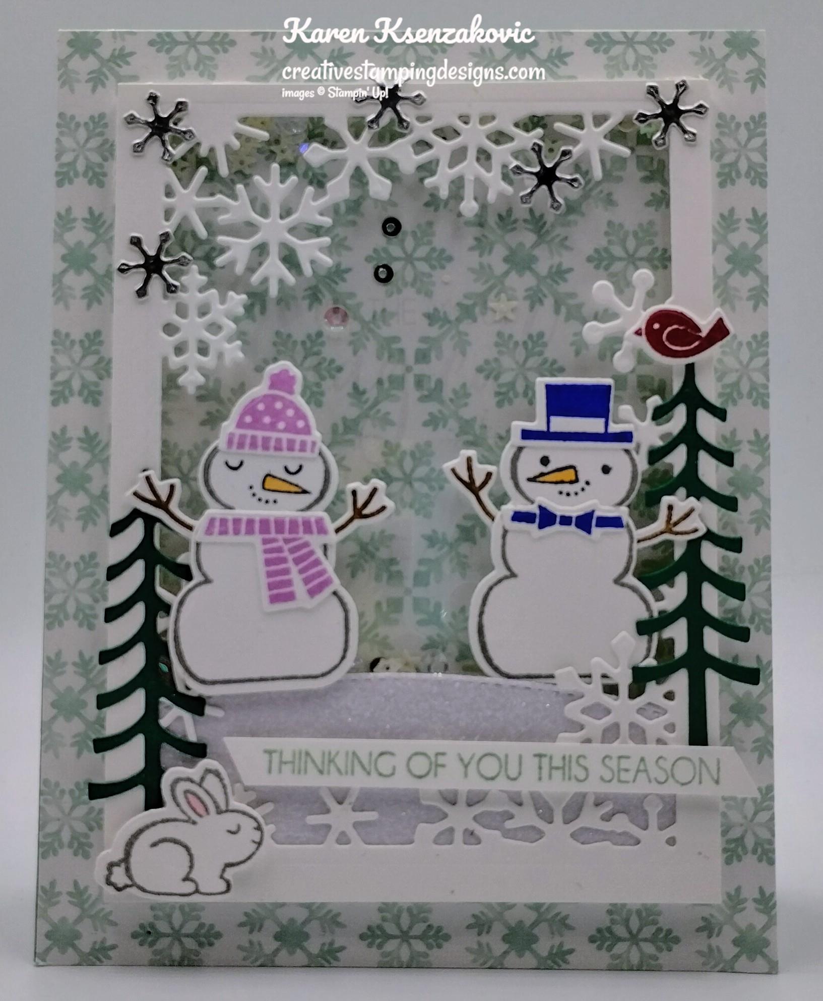 Stampin’ Up! Snowman Magic Shaker for Amy’s Inkin’ Krew Team Blog Hop ...