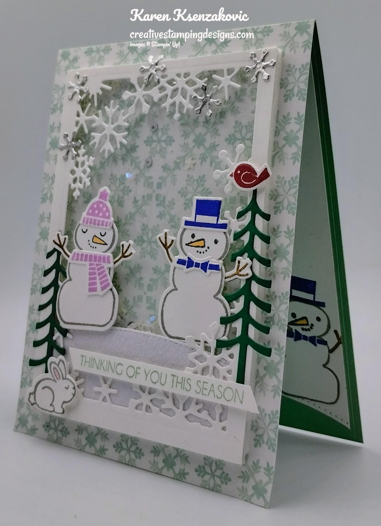 Stampin’ Up! Snowman Magic Shaker for Amy’s Inkin’ Krew Team Blog Hop ...