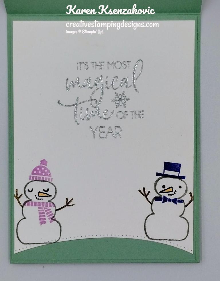Stampin’ Up! Snowman Magic Shaker for Amy’s Inkin’ Krew Team Blog Hop ...