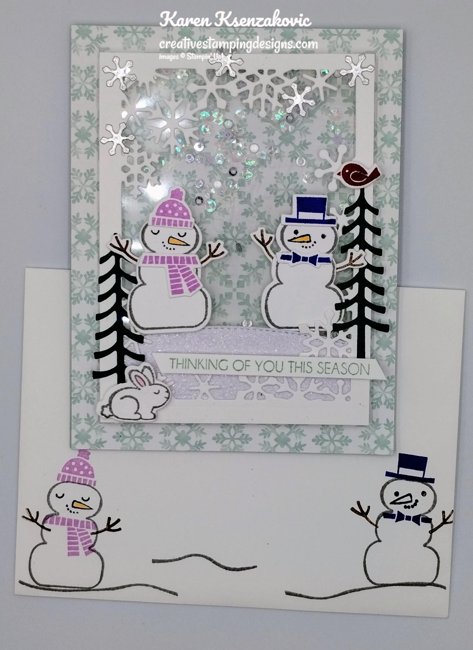 Stampin’ Up! Snowman Magic Shaker for Amy’s Inkin’ Krew Team Blog Hop ...